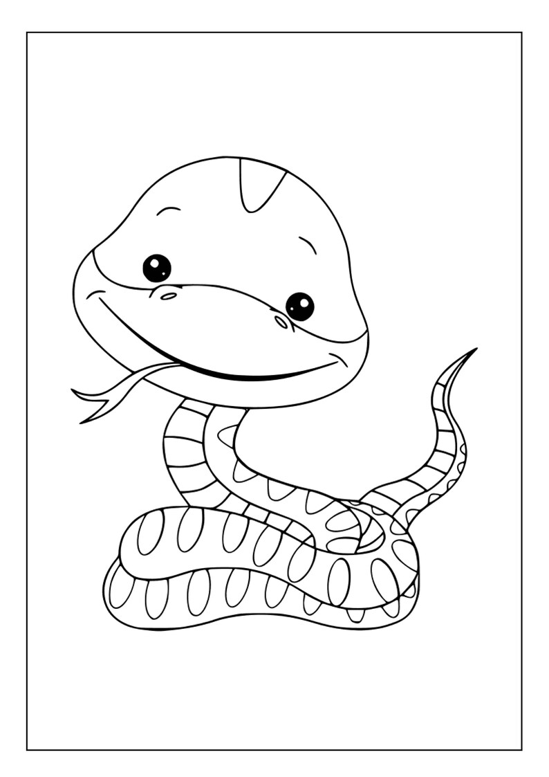 Printable Snake Coloring Pages for Kids and Adults | 100 Pages ...
