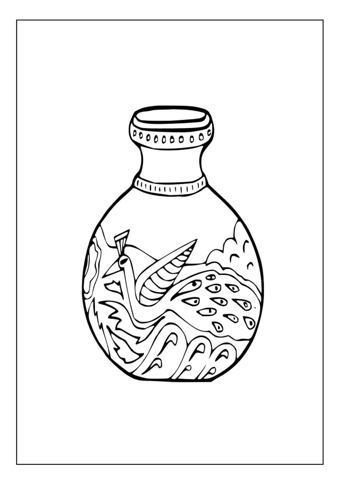 Printable Vase Coloring Pages for Kids & Adults 25 Pages - Etsy