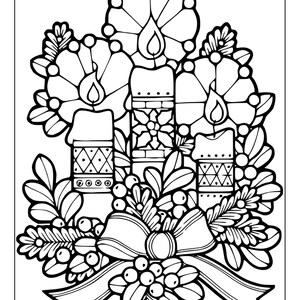 Printable Candle Coloring Pages for Kids and Adults | 100 Pages ...