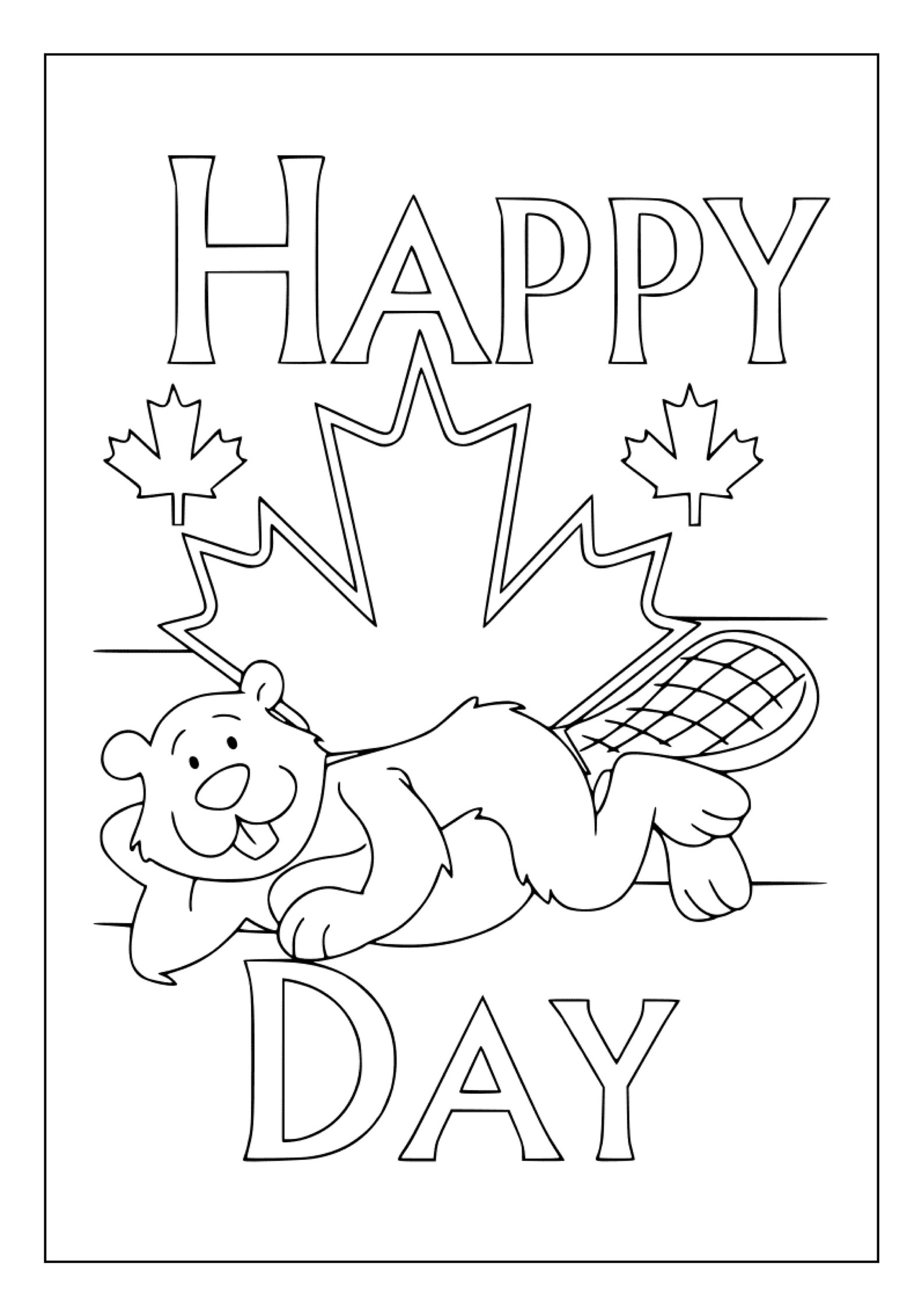 Printable Canada Day Coloring Pages for Kids & Adults | 40 Pages ...
