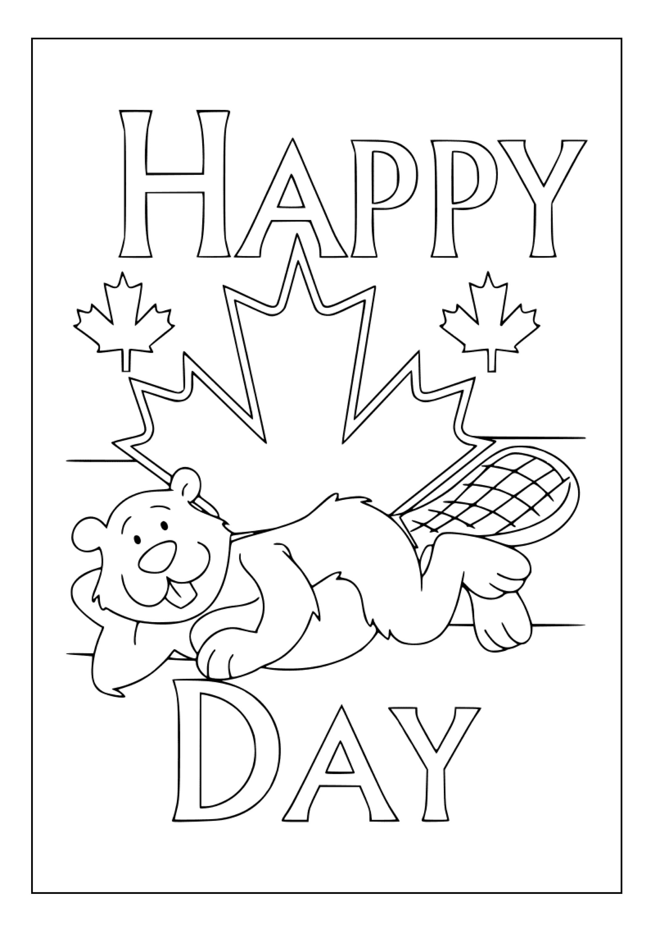 Printable Canada Day Coloring Pages for Kids & Adults | 40 Pages ...