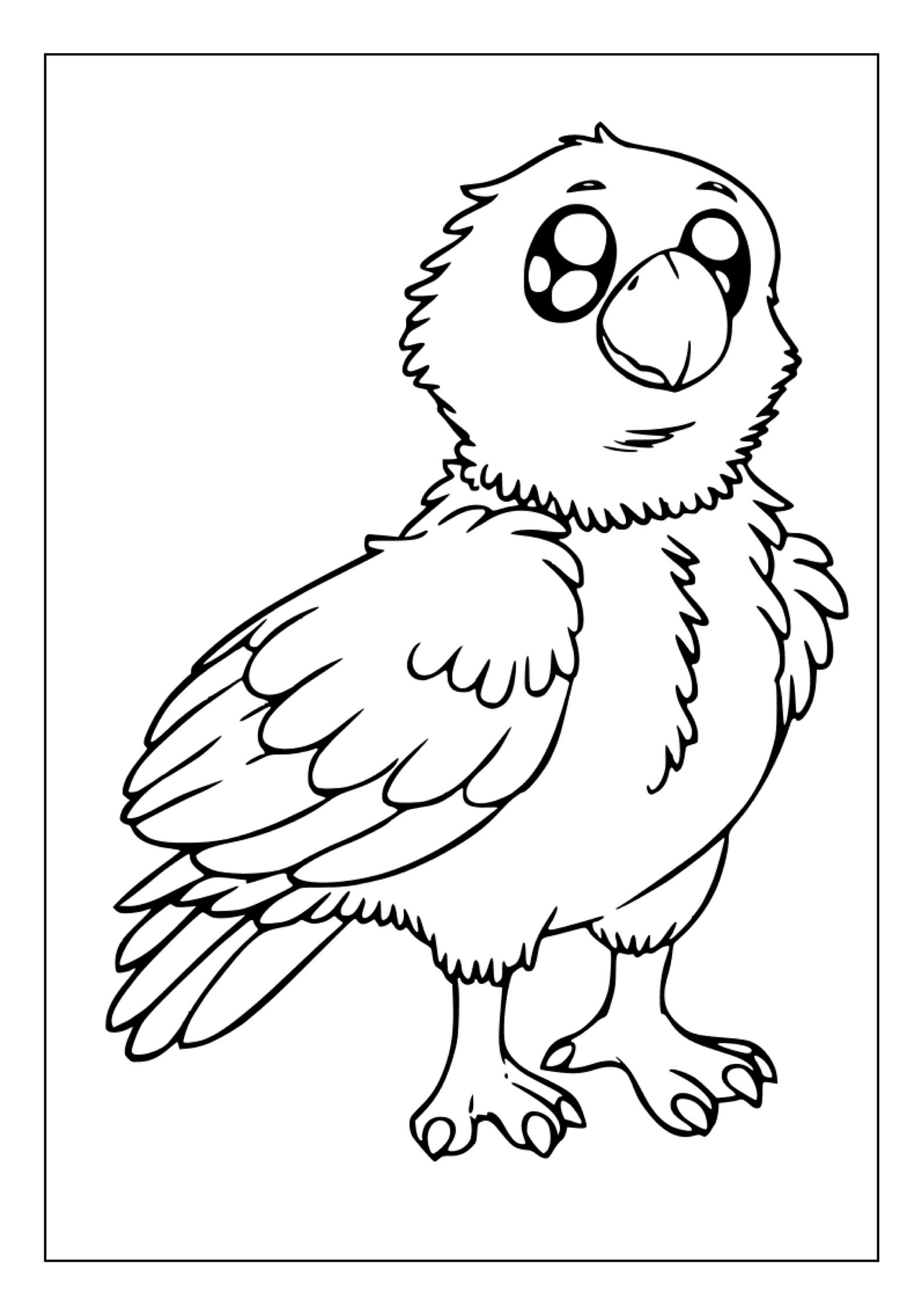 Printable Eagle Coloring Pages for Kids and Adults | 40 Pages | Instant ...