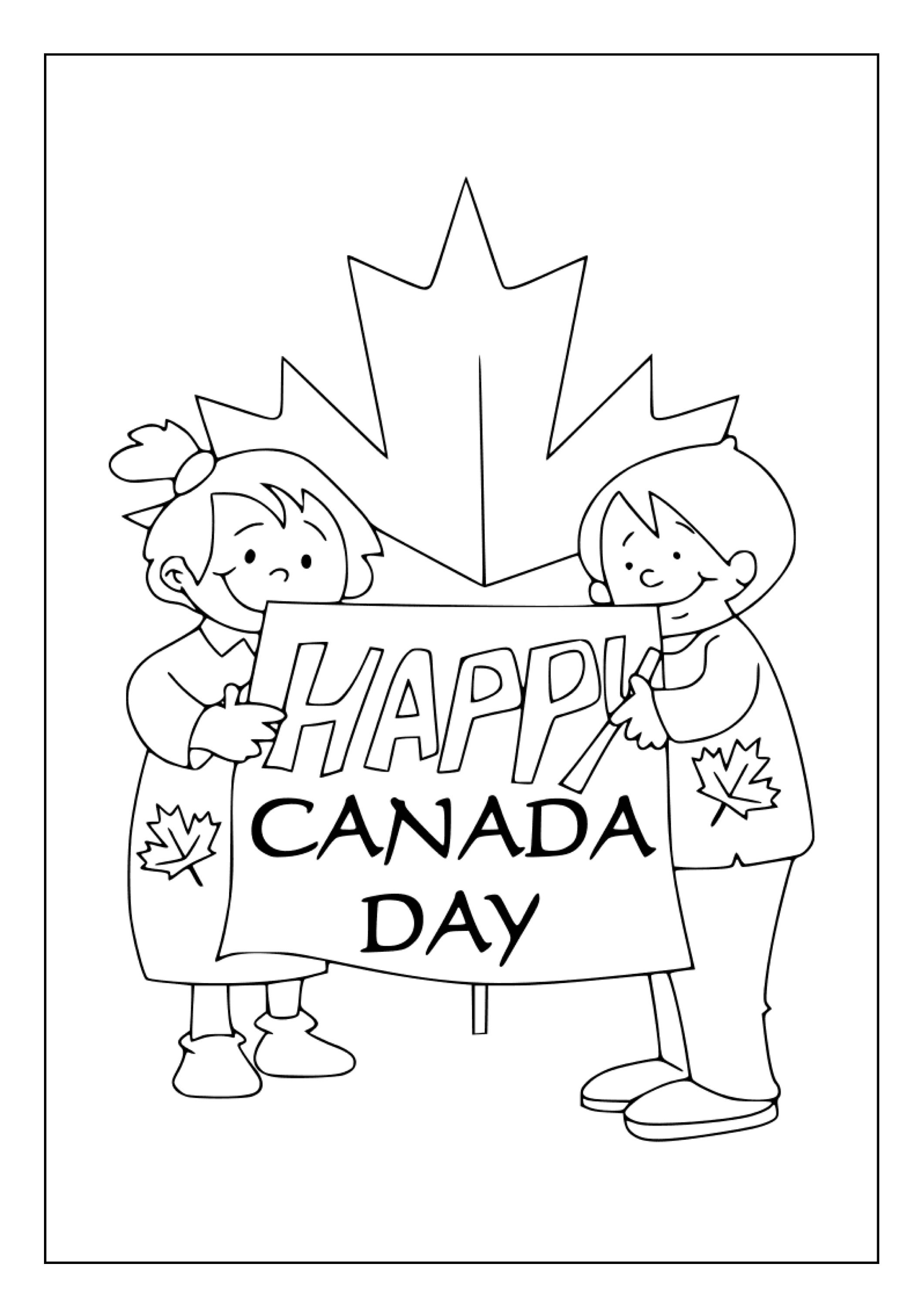Printable Canada Day Coloring Pages for Kids & Adults | 40 Pages ...