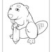Printable Beaver Coloring Pages for Kids & Adults | 50 Pages | Digital ...