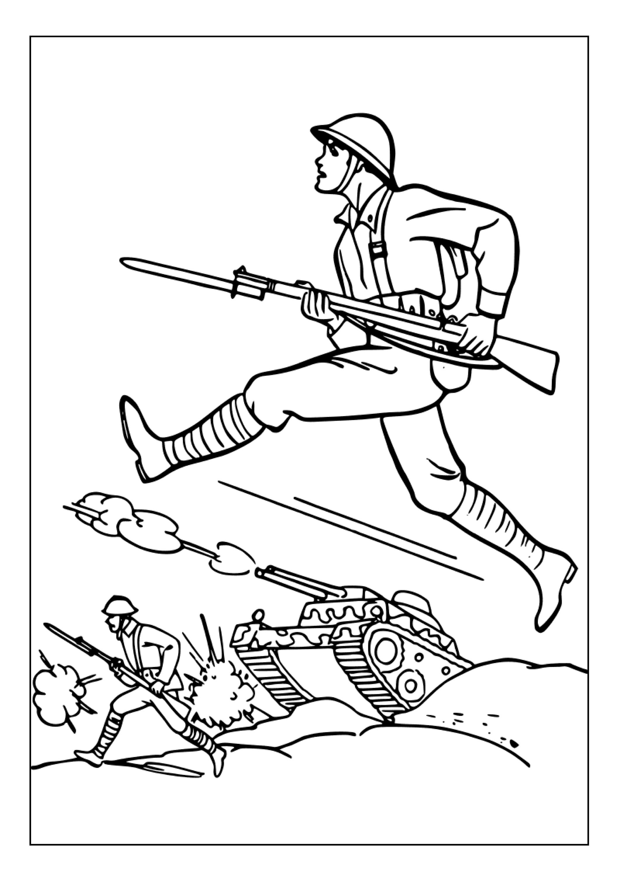 Printable Soldiers Coloring Pages for Kids and Adults | 90 Pages ...