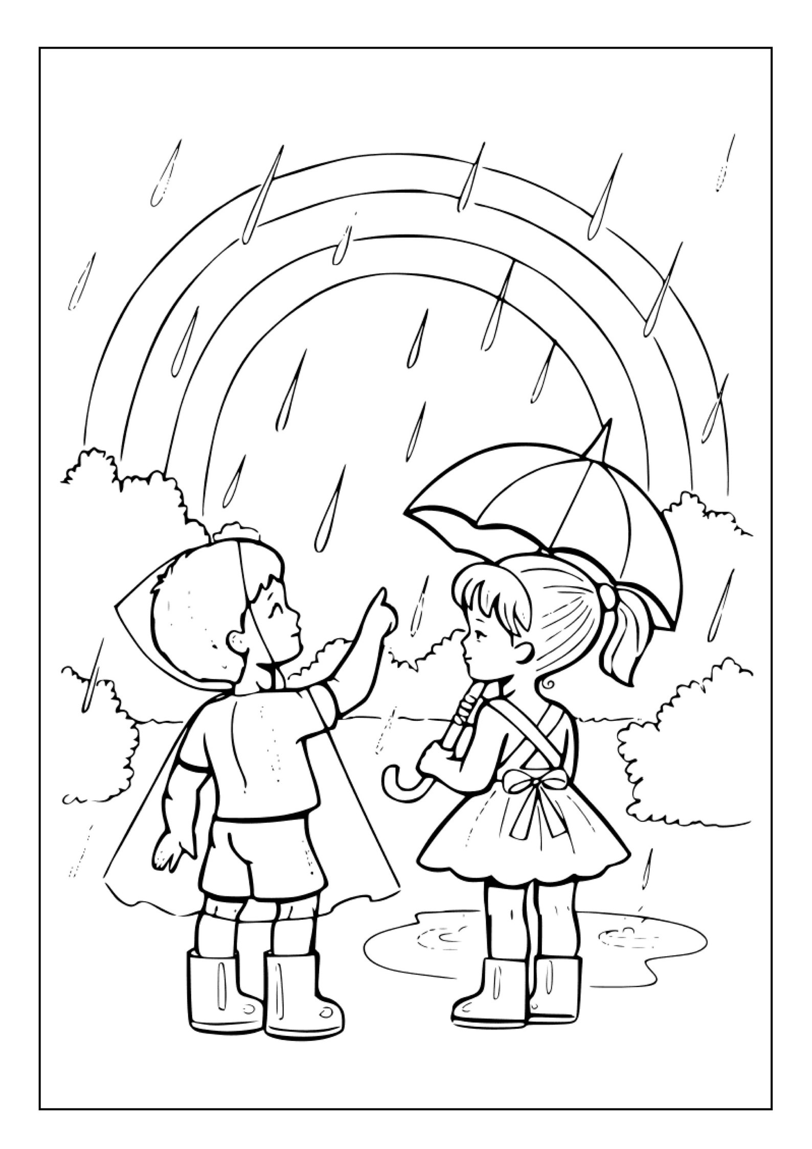 Printable Rainbow Coloring Pages for Kids and Adults | 60 Pages ...