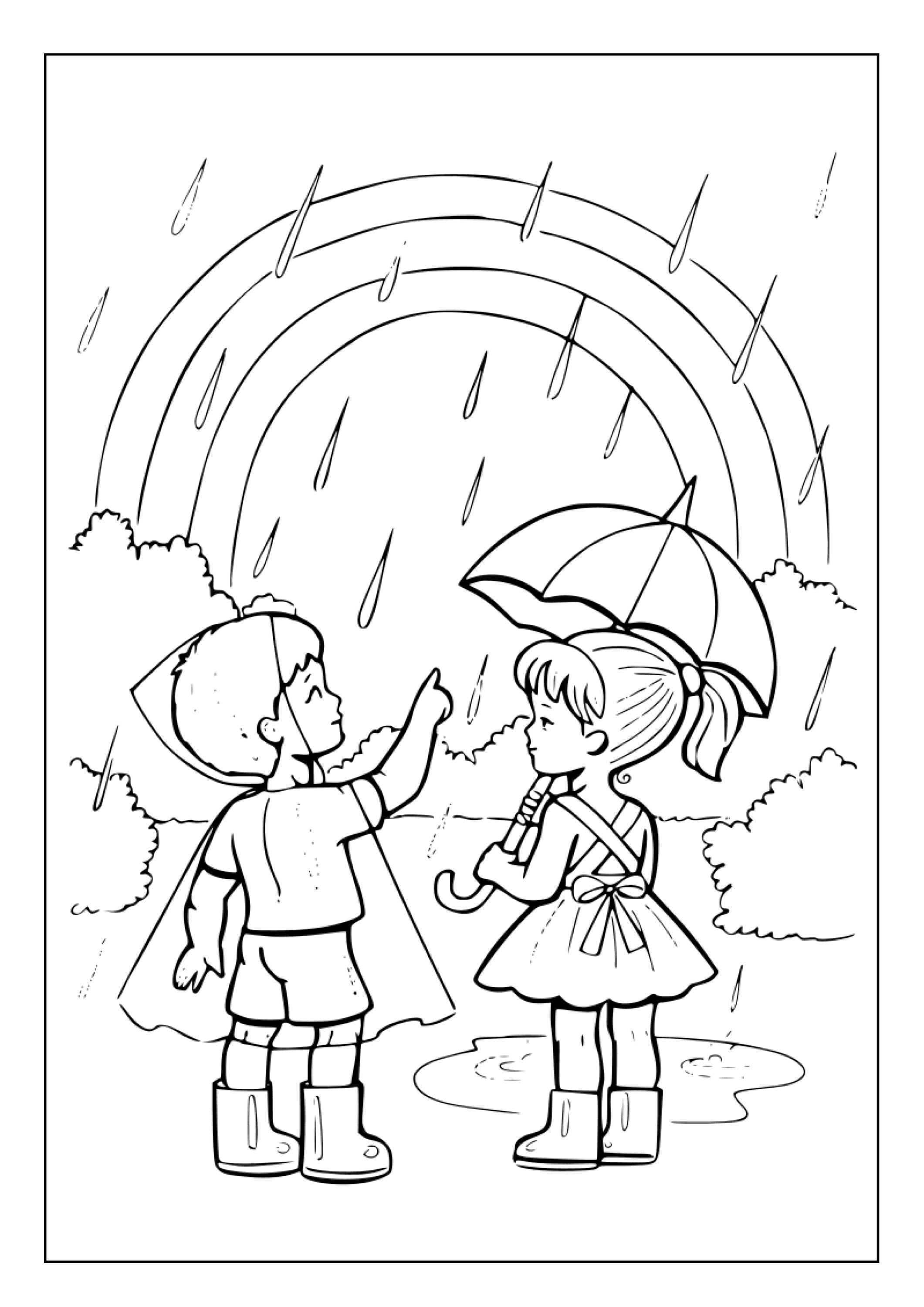 Printable Rainbow Coloring Pages for Kids and Adults | 60 Pages ...