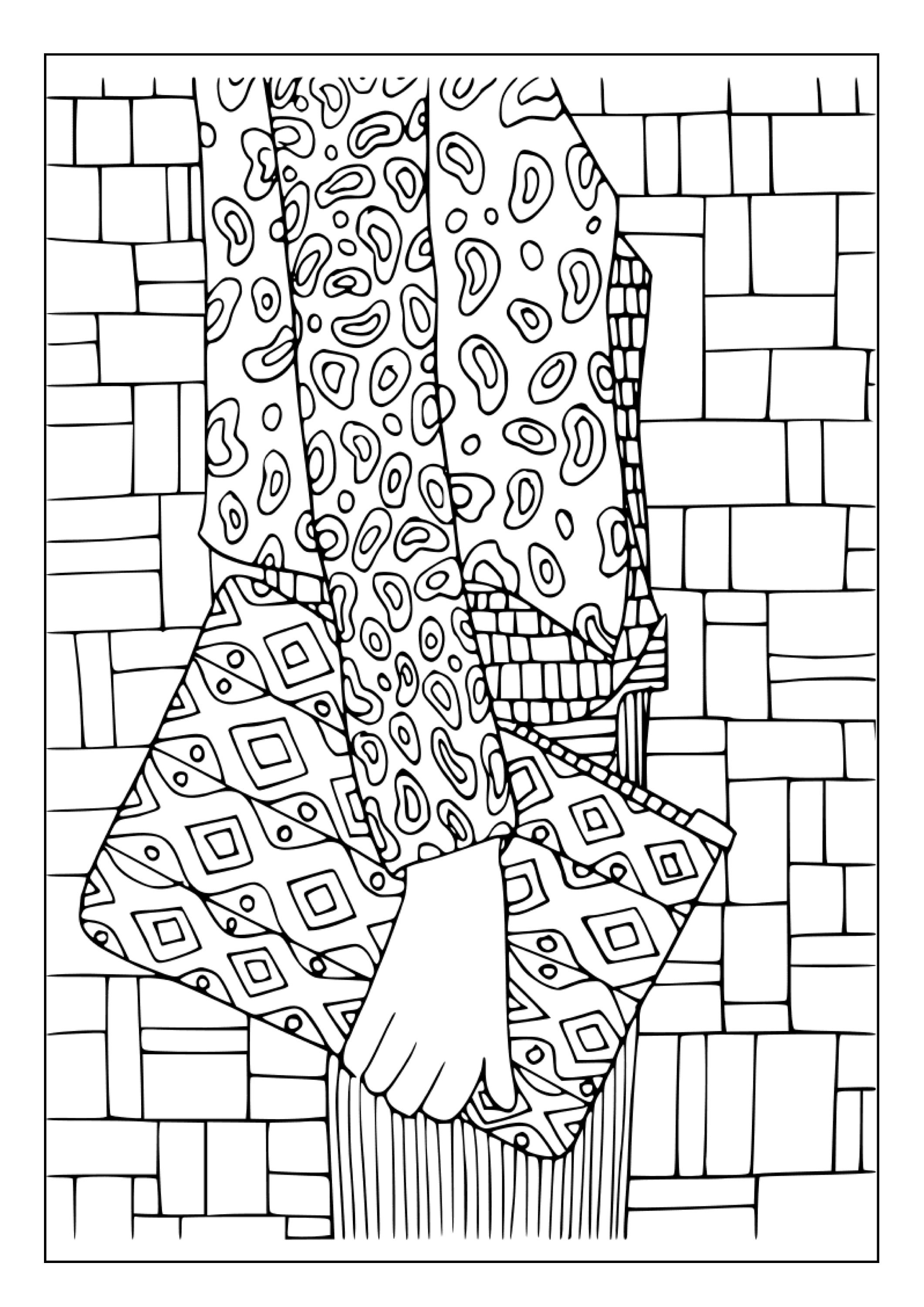 Printable Fashion Coloring Pages for Kids and Adults 90 Pages Instant ...