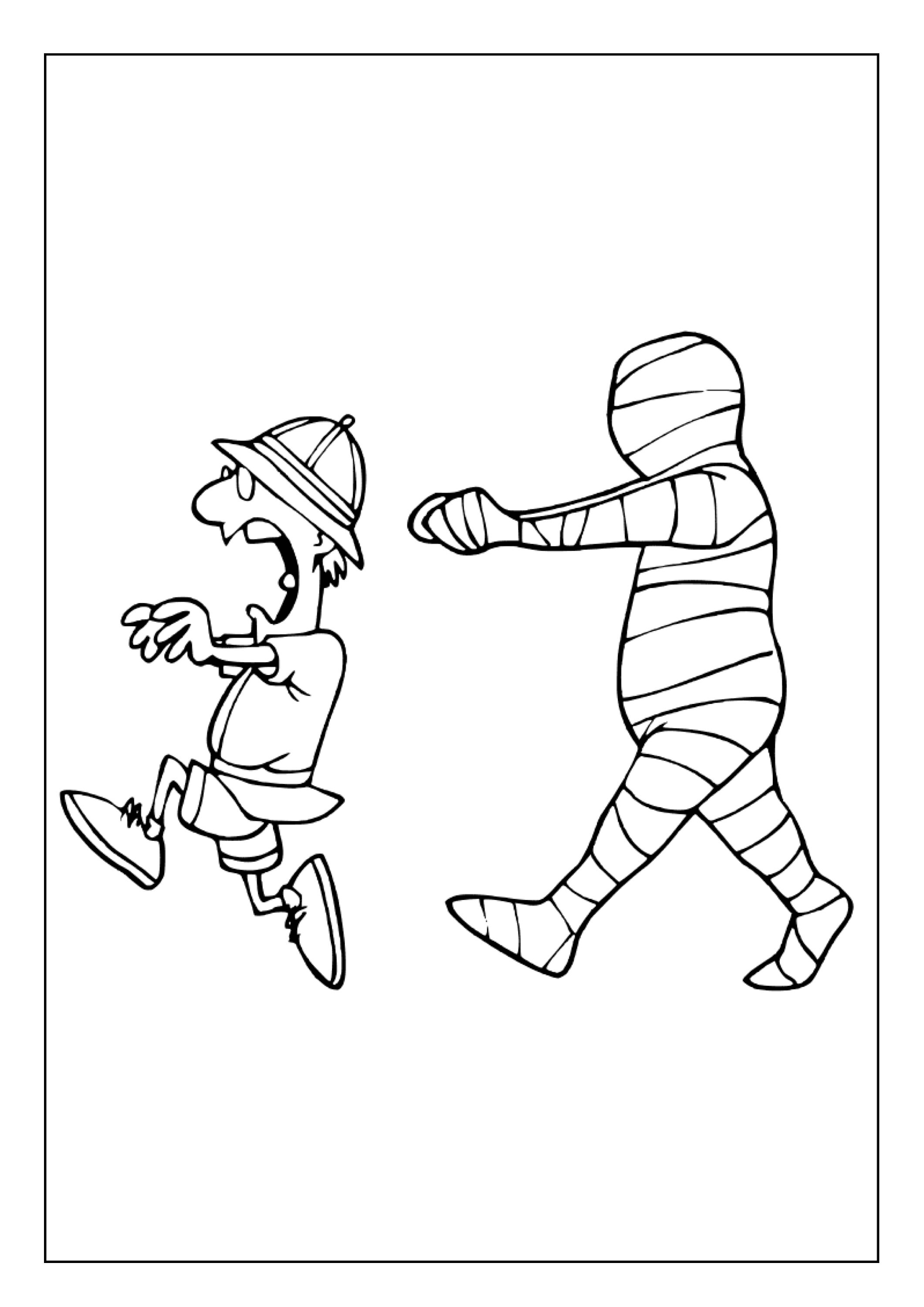 Printable Halloween Mummy Coloring Pages for Kids and Adults | 65 Pages ...