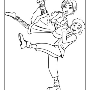Printable Dancing Coloring Pages for Kids and Adults | 100 Pages ...