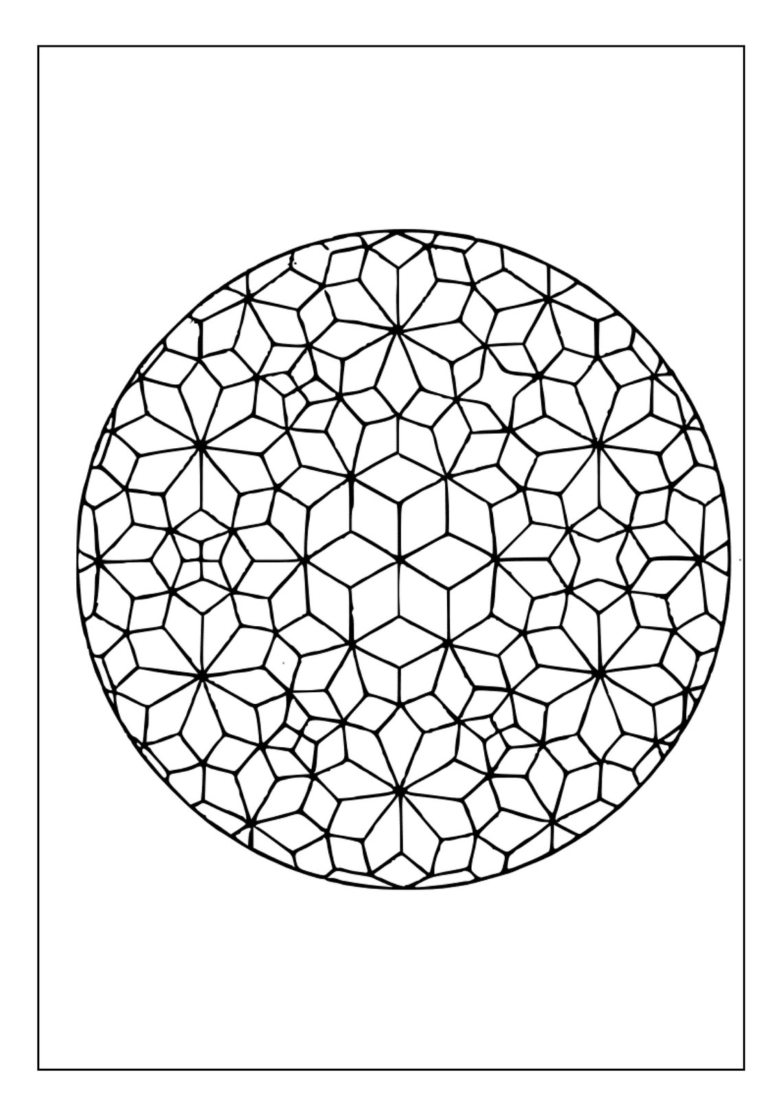 Printable Geometric Coloring Pages for Kids and Adults 100 Pages ...