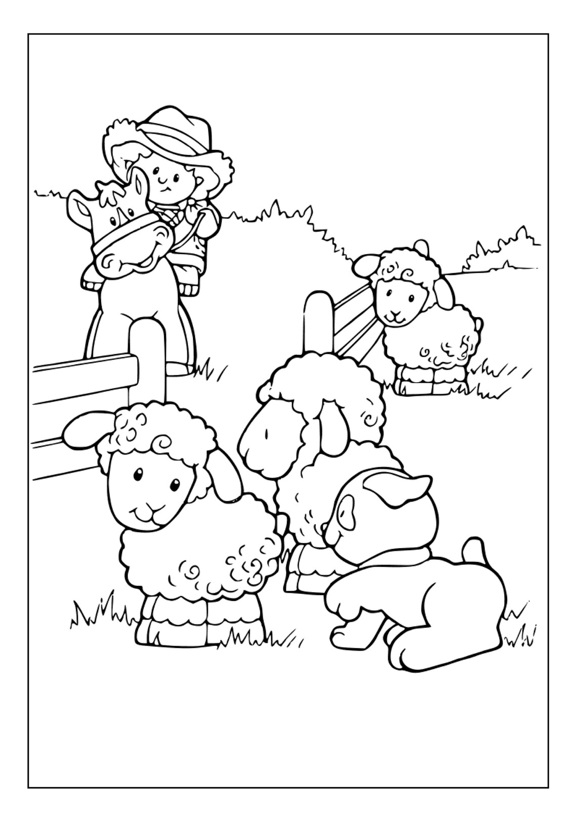 Printable Farm Coloring Pages for Kids and Adults 90 Pages Instant ...