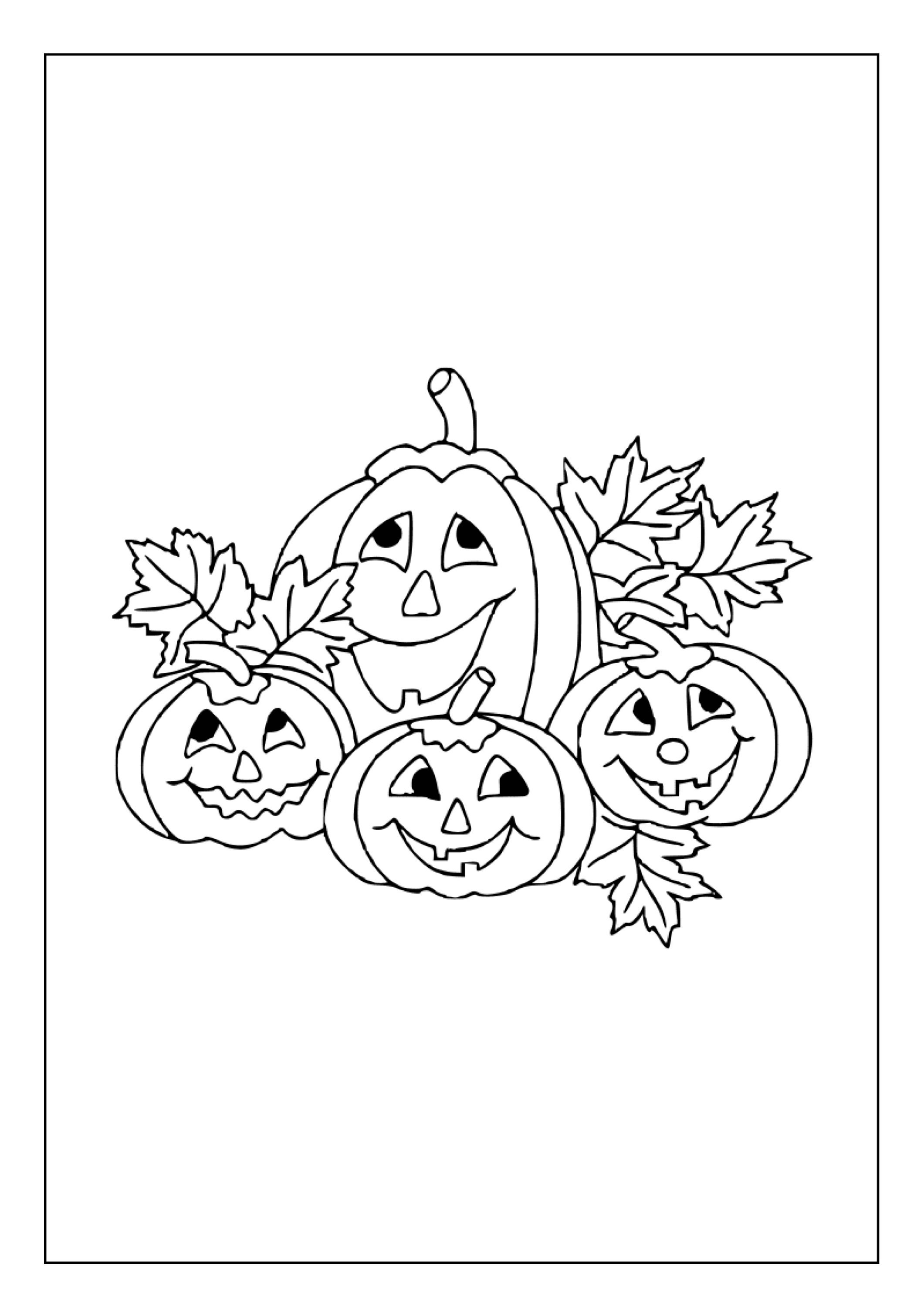 Printable Pumpkin Coloring Pages for Kids & Adults | 25 Pages | Digital ...