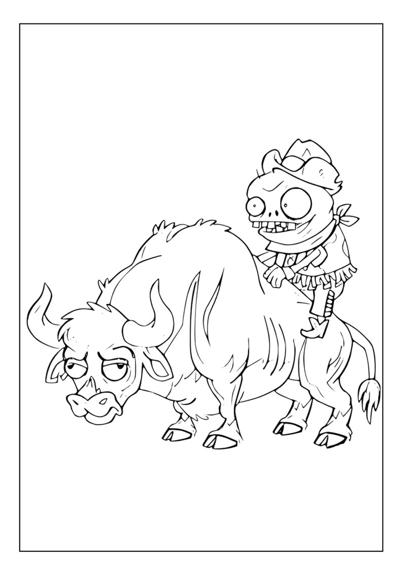 Printable Zombie Coloring Pages for Kids and Adults 90 Pages - Etsy
