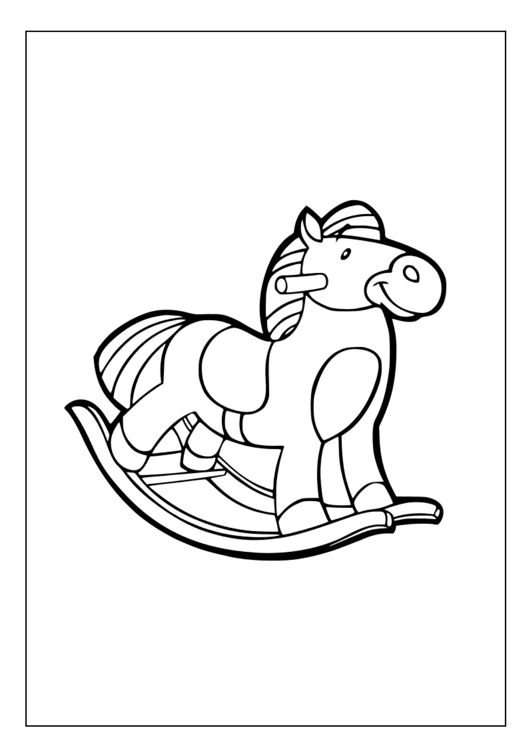 Printable Toys Coloring Pages for Kids & Adults | 40 Pages | Instant ...