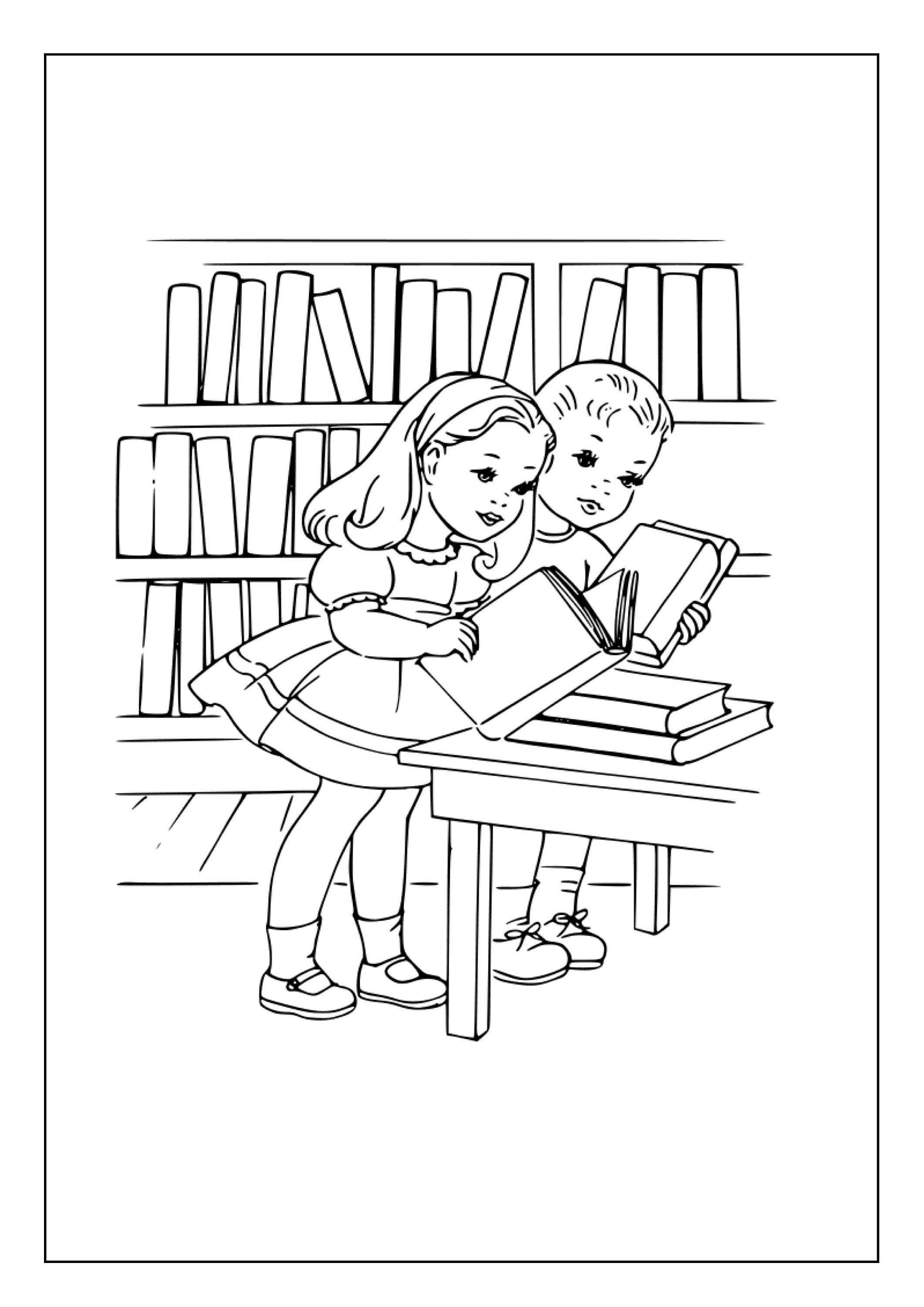 Printable School Coloring Pages for Kids & Adults | 45 Pages | Instant ...