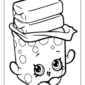 Printable Cute Food Coloring Pages for Kids and Adults | 100 Pages ...