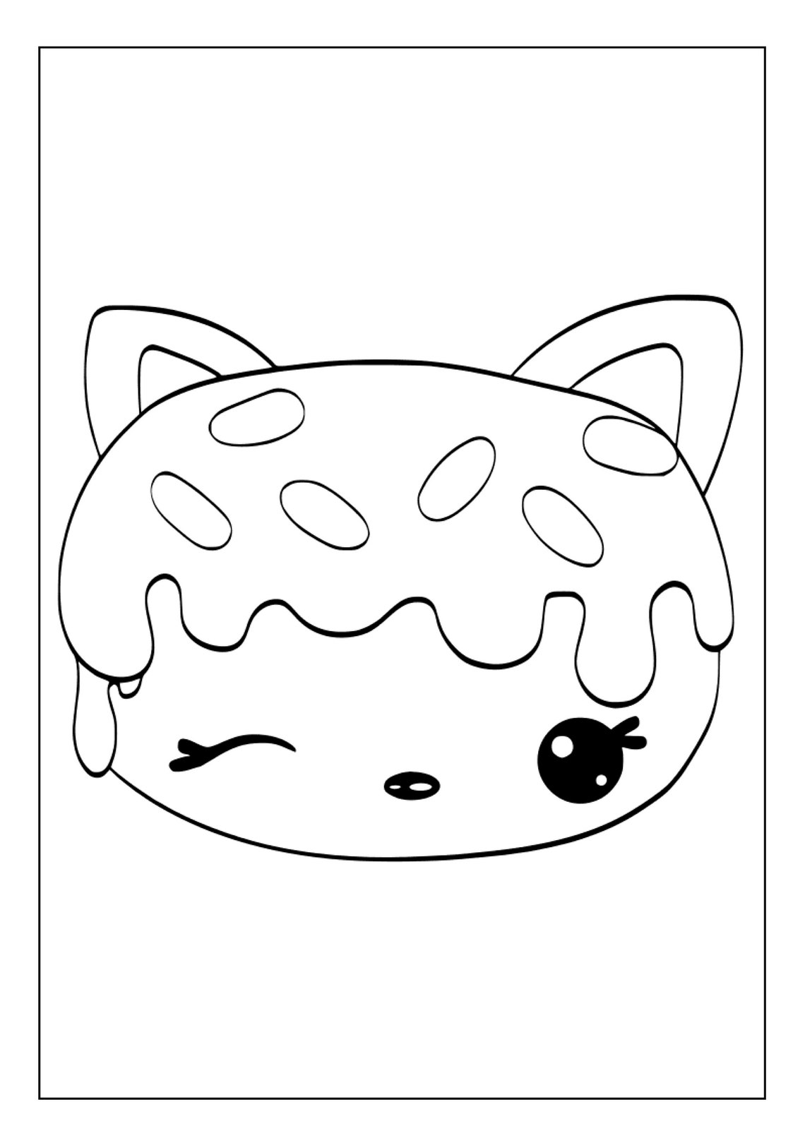 Printable Kawaii Food Coloring Pages for Kids and Adults | 95 Pages ...