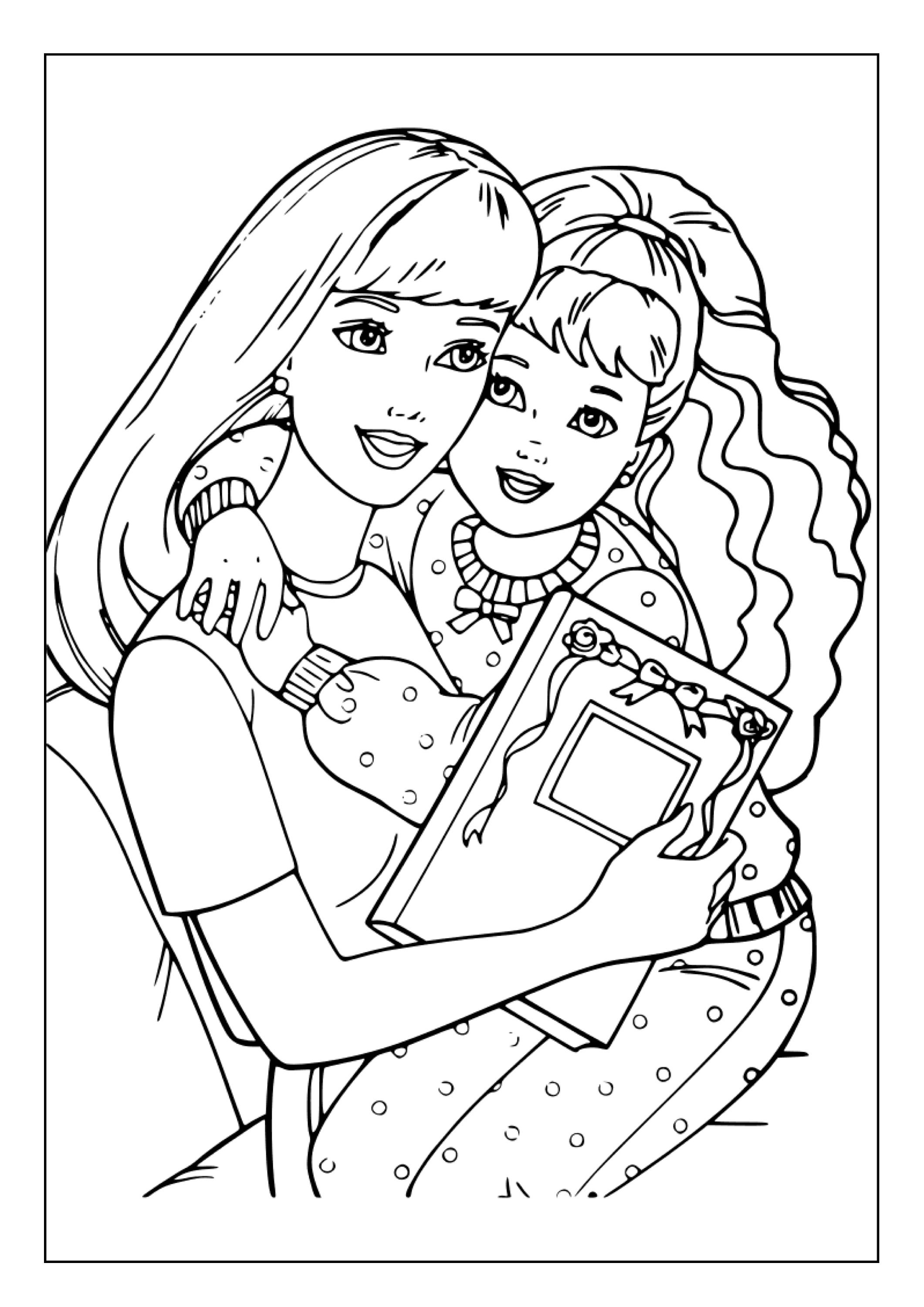 Printable Mother Coloring Pages for Kids & Adults | 100 Pages | Instant ...