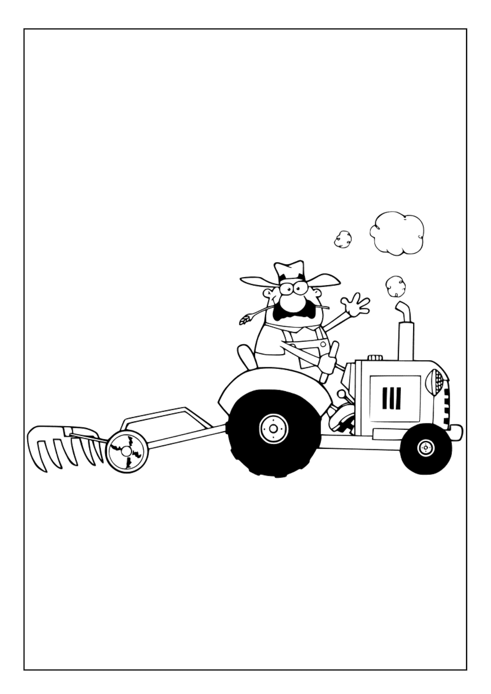 Printable Tractor Coloring Pages for Kids and Adults | 90 Pages ...