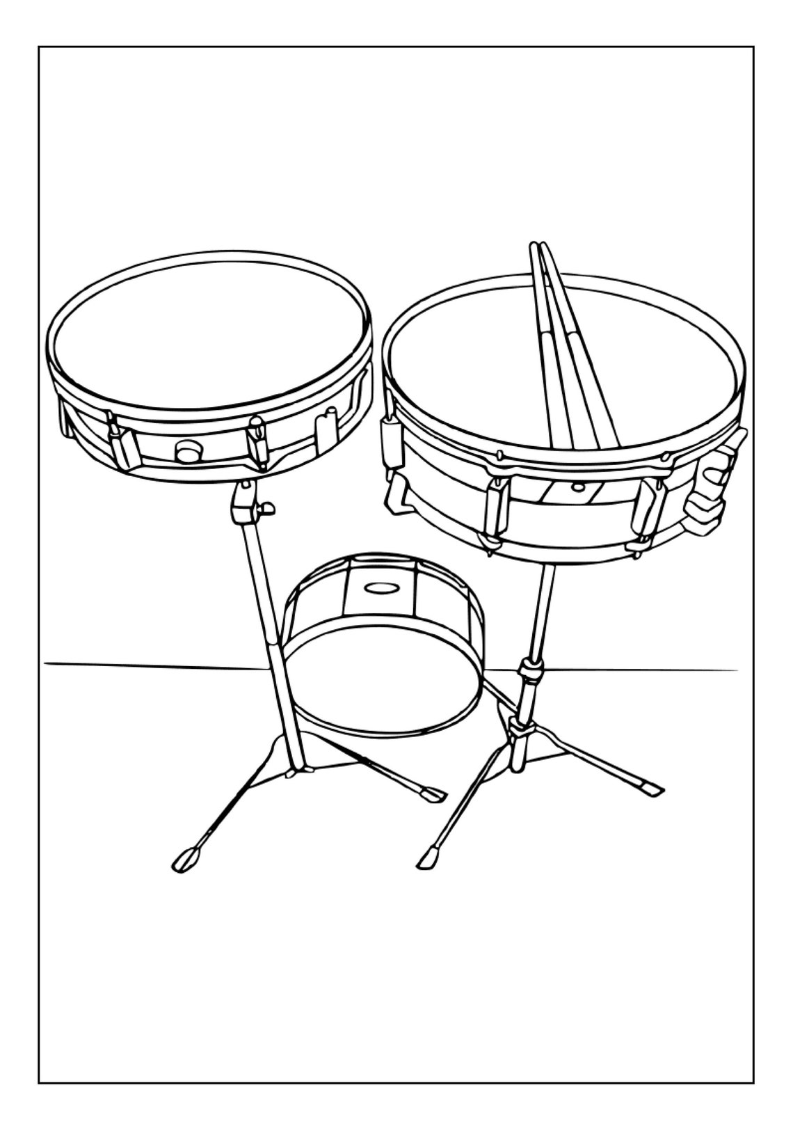 Printable Drum Coloring Pages for Kids & Adults | 35 Pages | Digital ...
