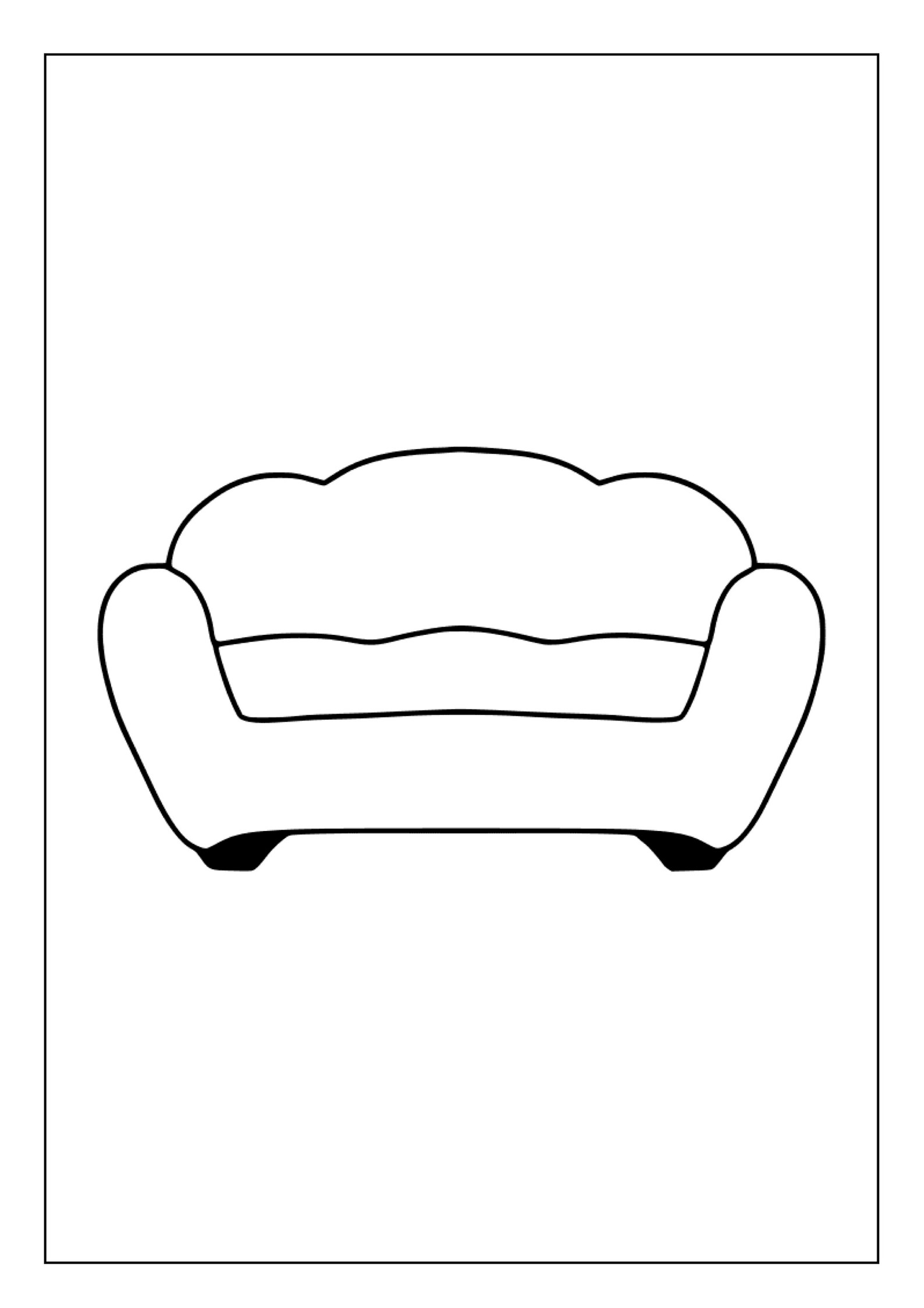 Printable Household Items Coloring Pages for Kids & Adults | 45 Pages ...