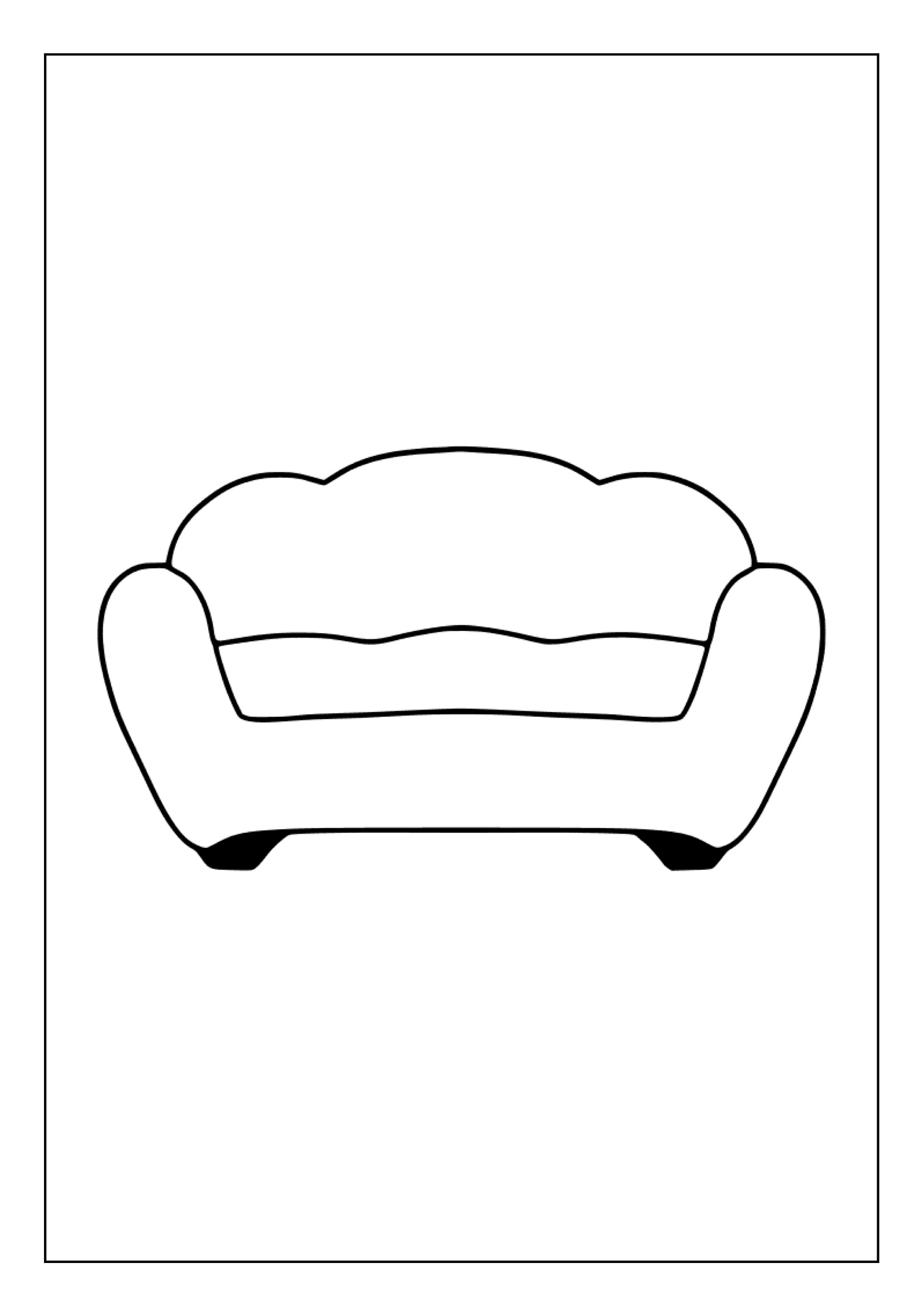 Printable Household Items Coloring Pages for Kids & Adults | 45 Pages ...