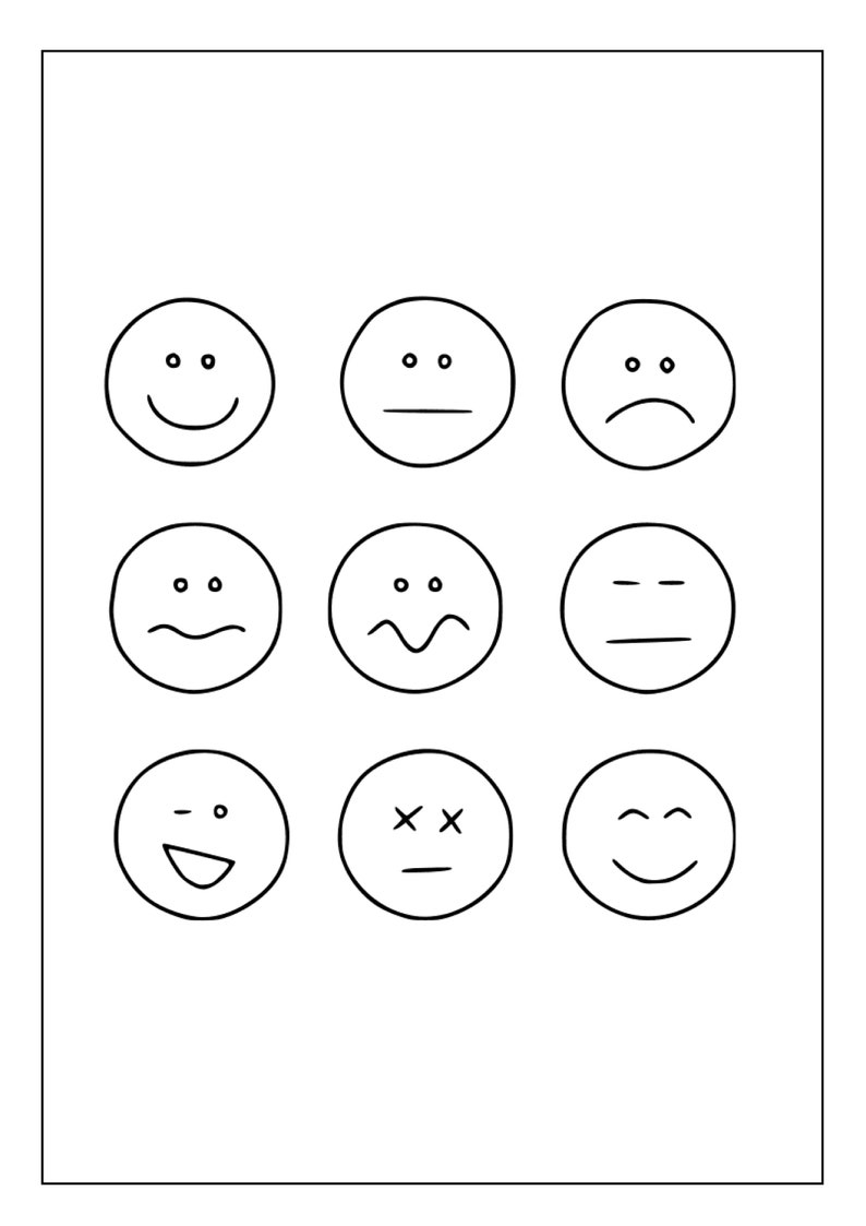 Printable Feelings Coloring Pages for Kids & Adults | 100 Pages ...