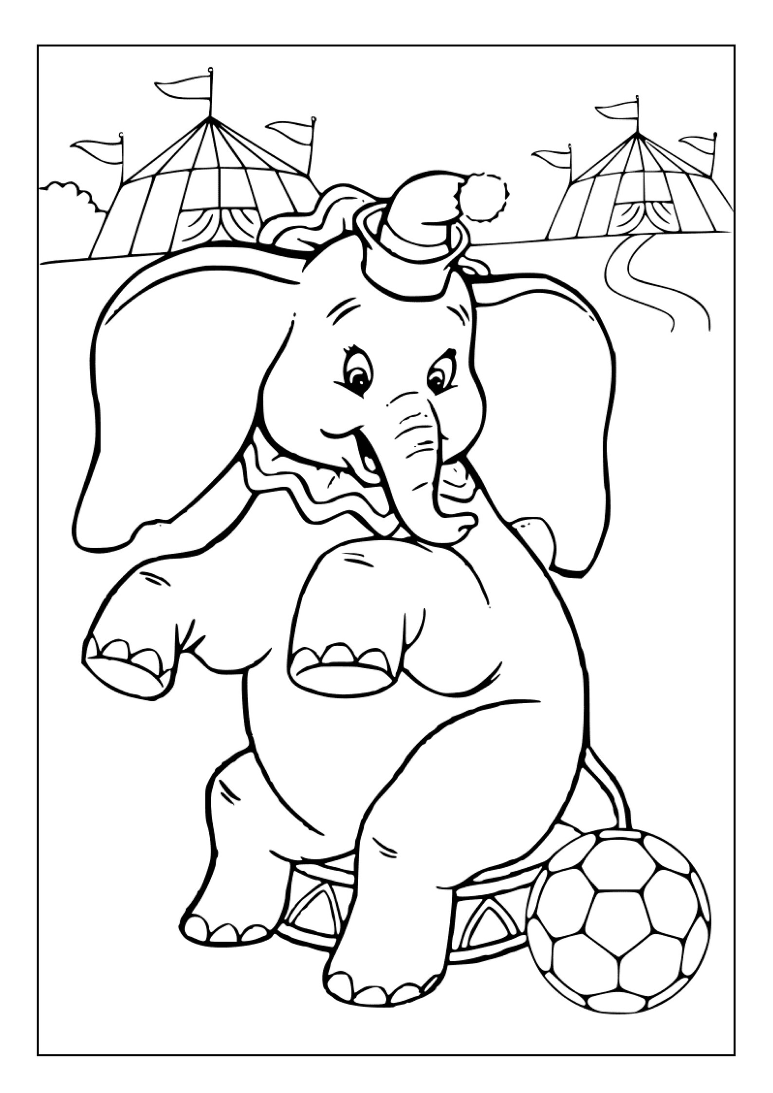 Printable Elephant Coloring Pages for Kids and Adults 100 Pages Instant ...