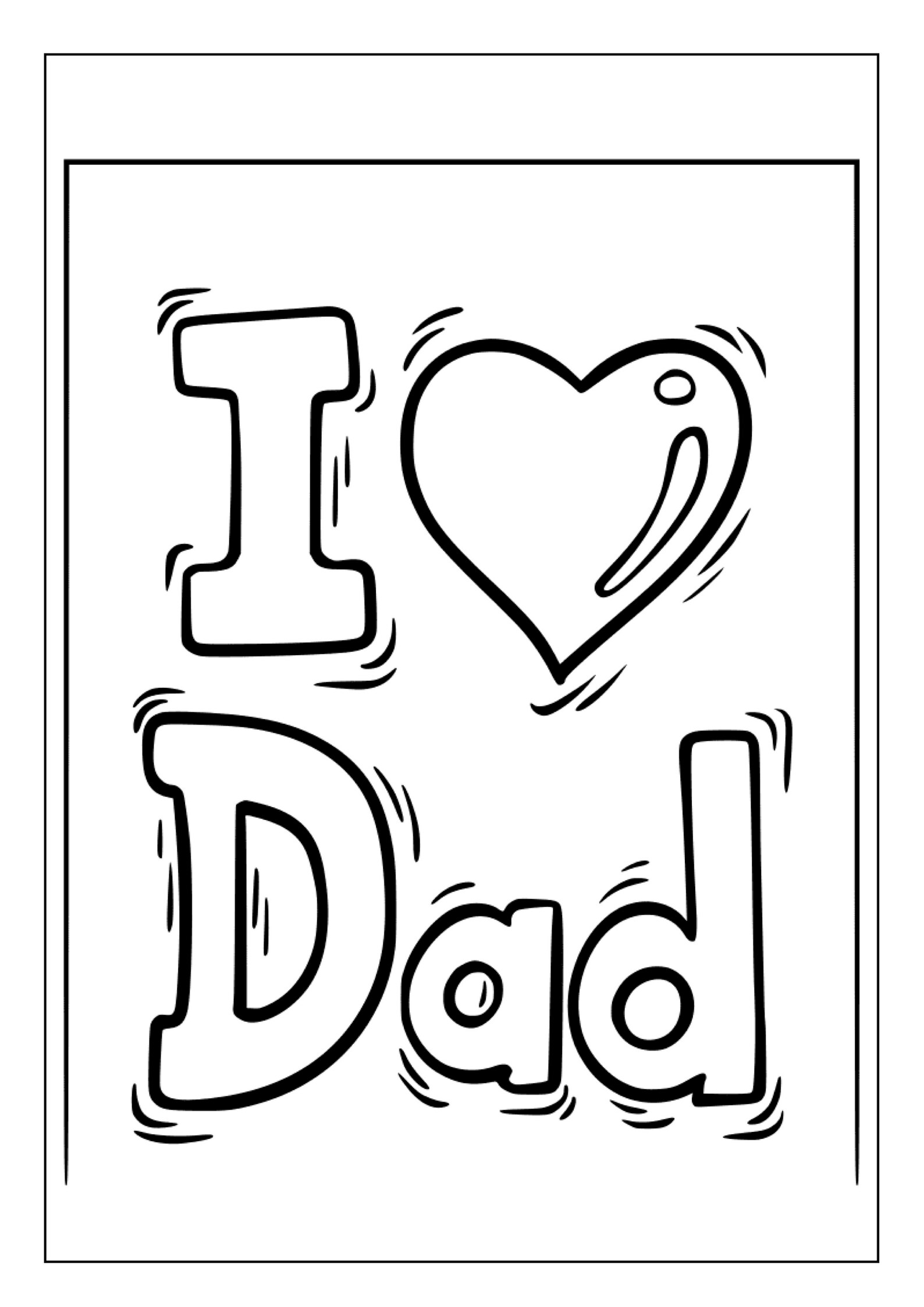 Printable Father's Day Coloring Pages for Kids and Adults 100 Pages ...