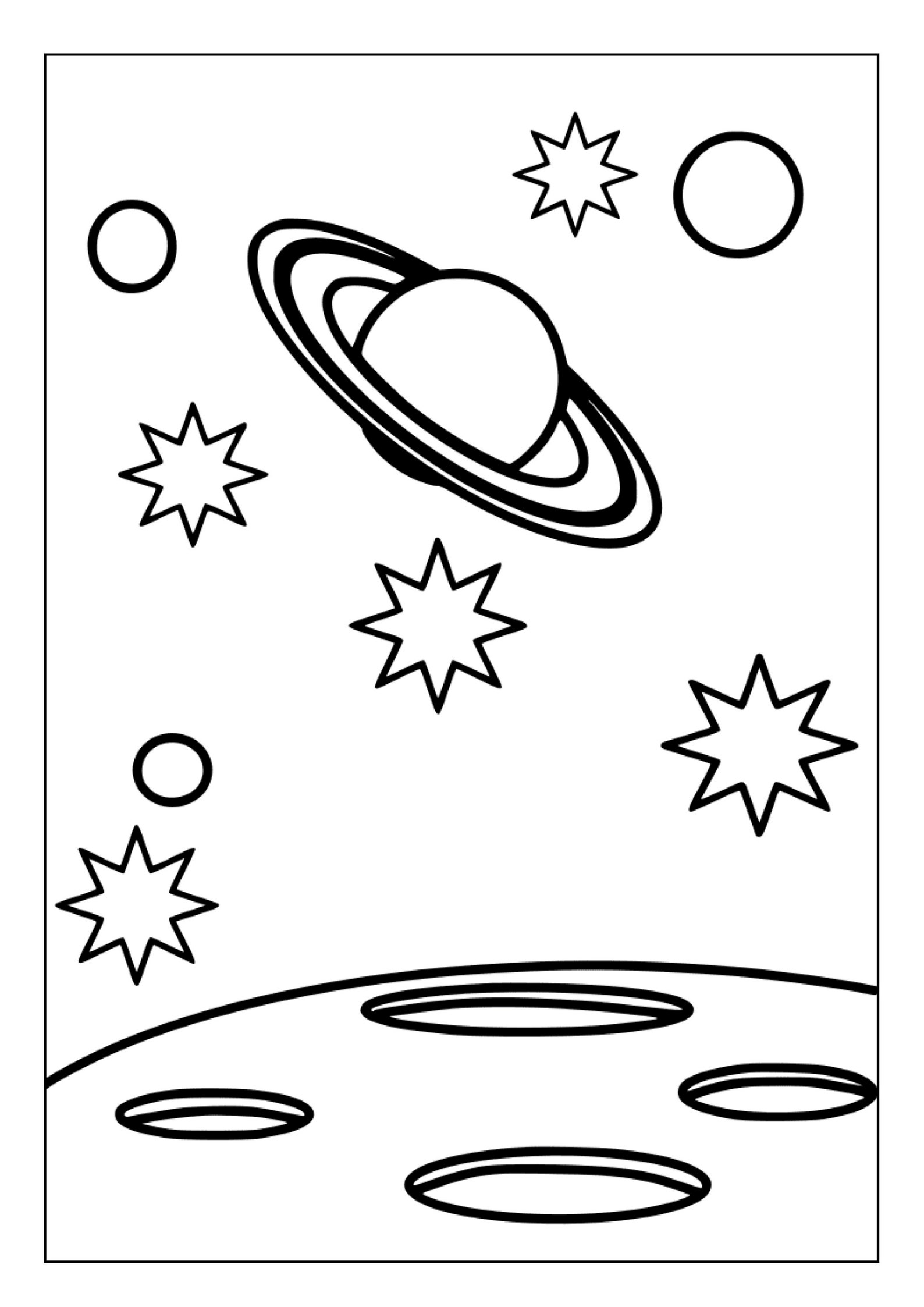 Printable Planets Coloring Pages for Kids & Adults | 80 Pages | Instant ...