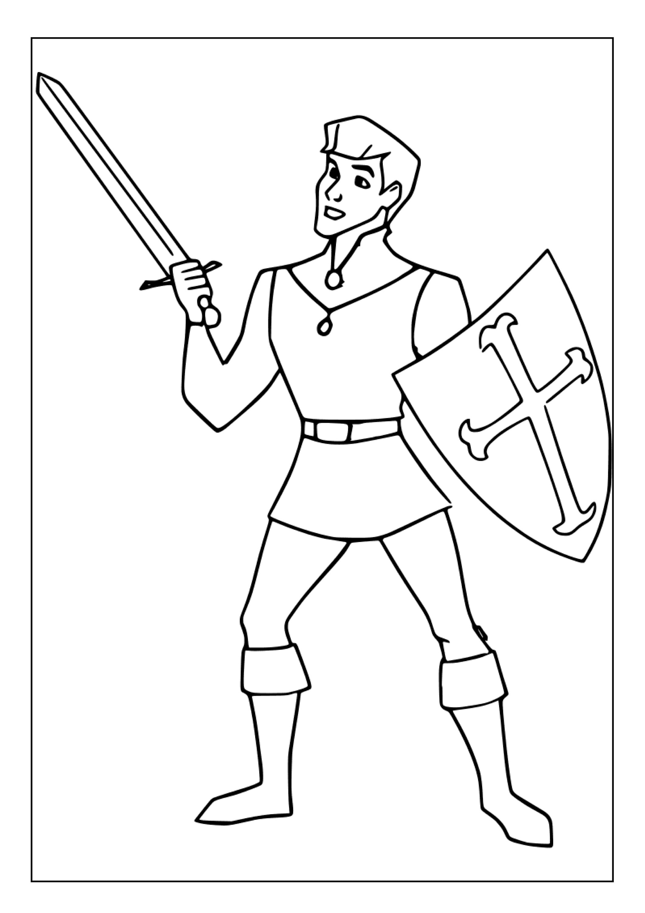 Printable Prince Coloring Pages for Kids & Adults | 29 Pages | Instant ...