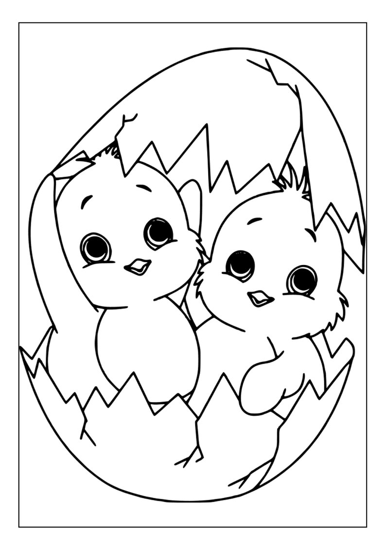 Printable Bird Coloring Pages for Kids and Adults | 70 Pages | Instant ...