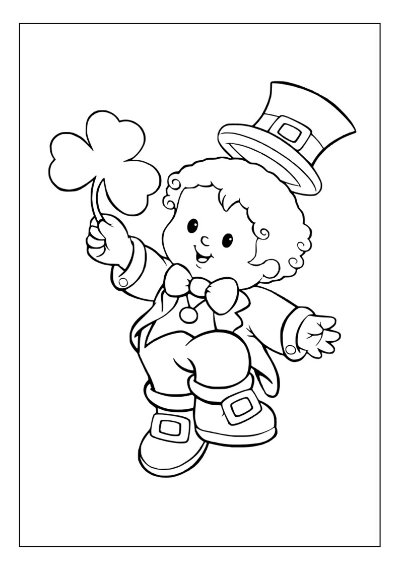 Printable Leprechaun Coloring Pages for Kids and Adults | 90 Pages ...