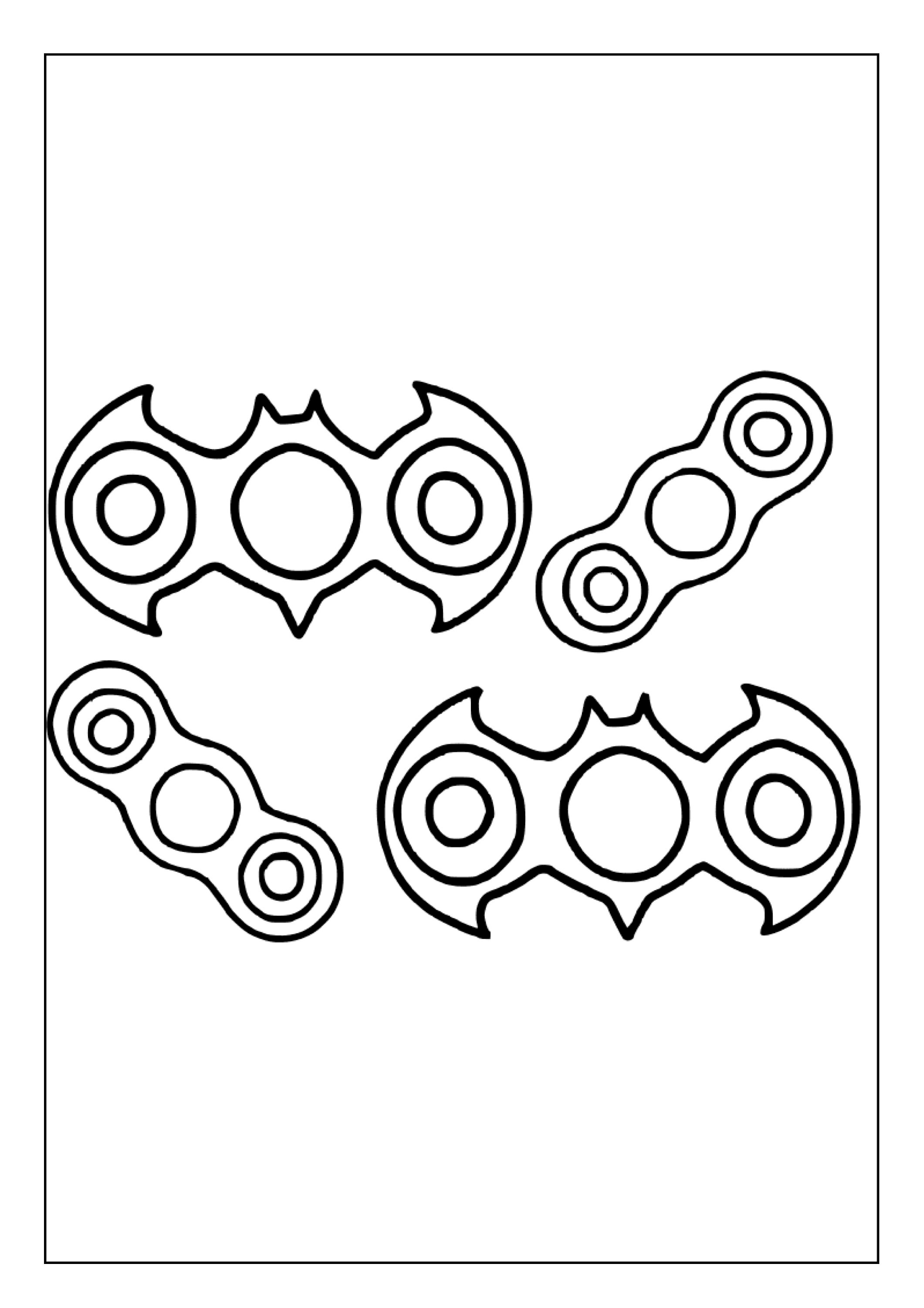 Printable Fidget Spinner Coloring Pages for Kids & Adults 30 Pages ...
