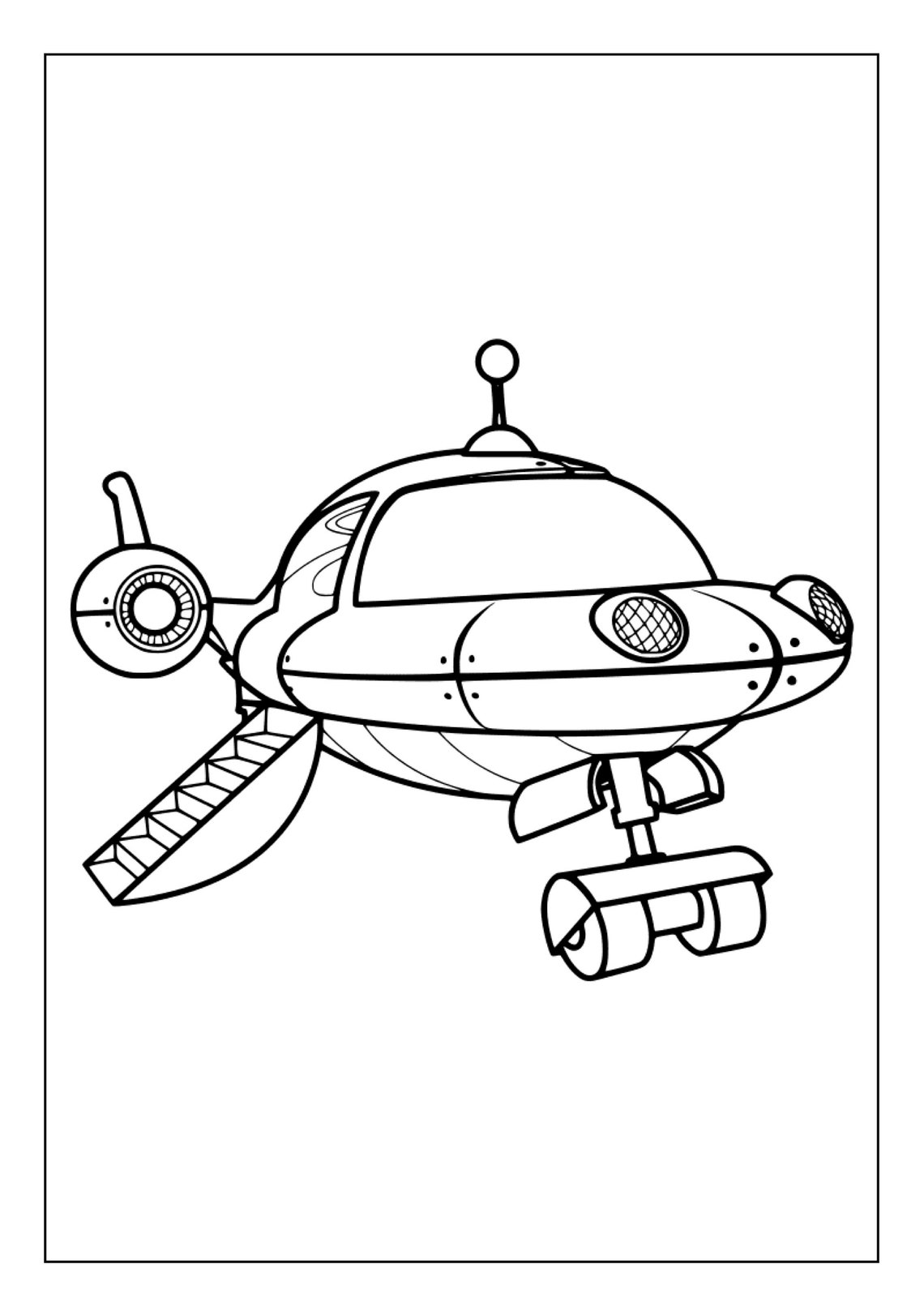 Printable Spaceship Coloring Pages for Kids & Adults | 65 Pages ...