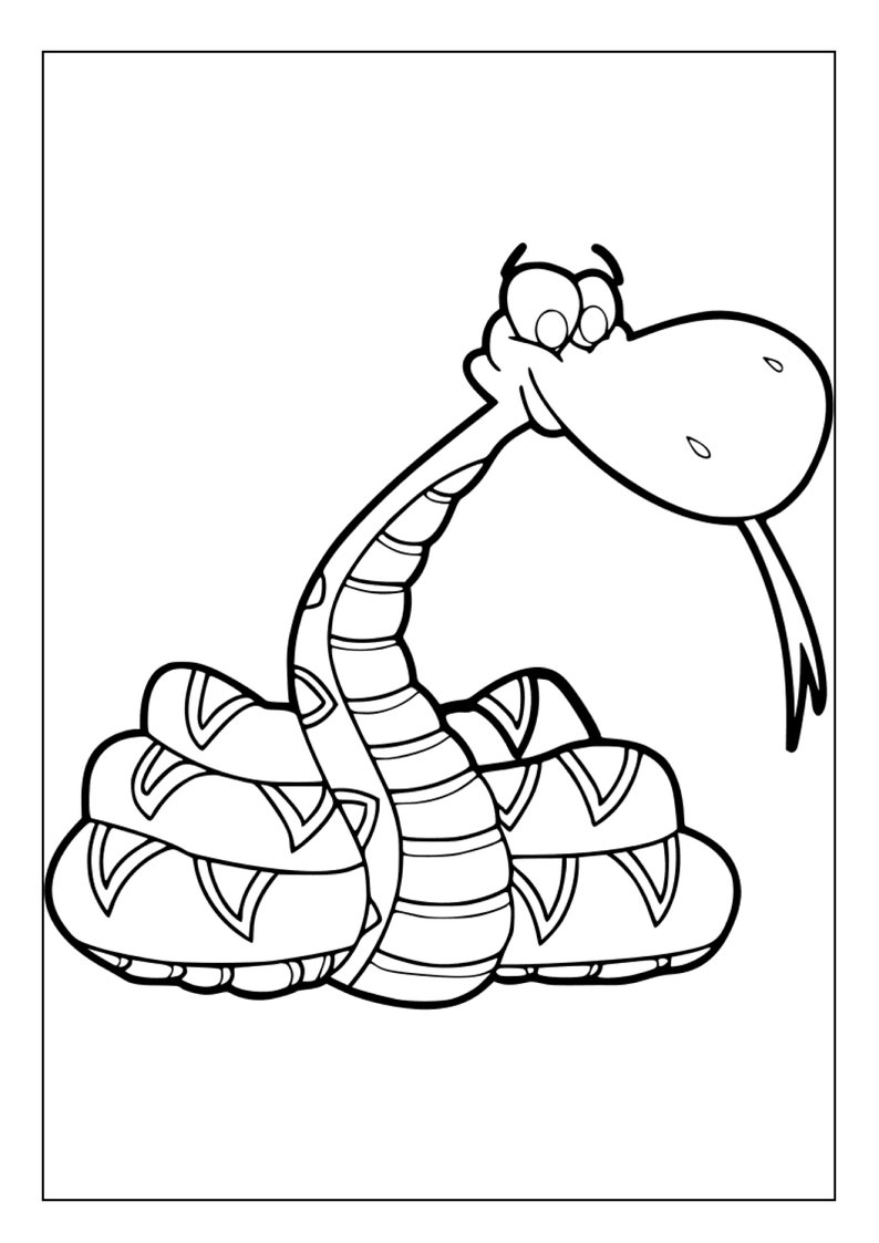 Printable Snake Coloring Pages for Kids and Adults | 100 Pages ...