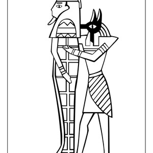 Printable Egypt Coloring Pages for Kids & Adults | 65 Pages | Digital ...