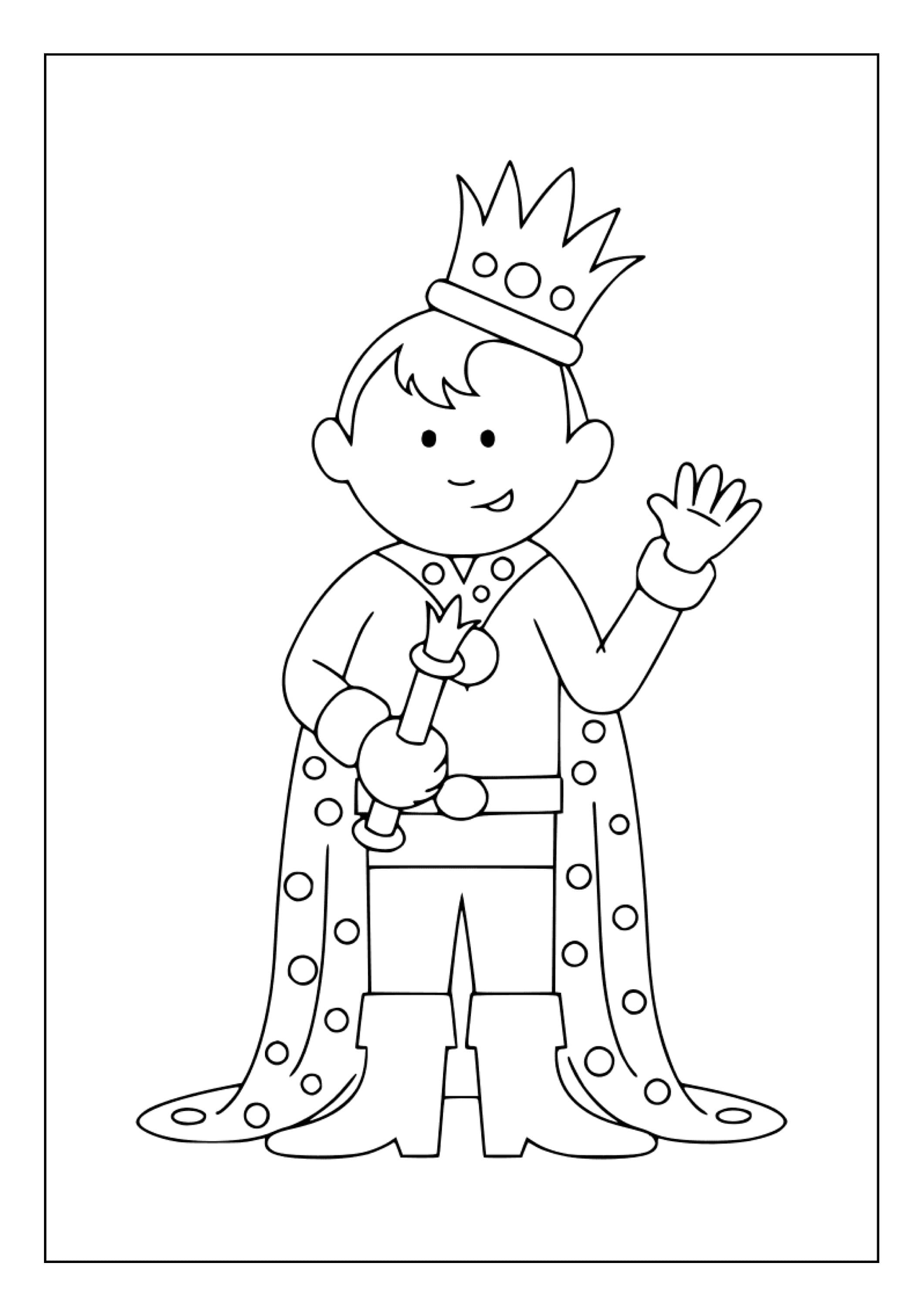 Printable Prince Coloring Pages for Kids & Adults | 29 Pages | Instant ...