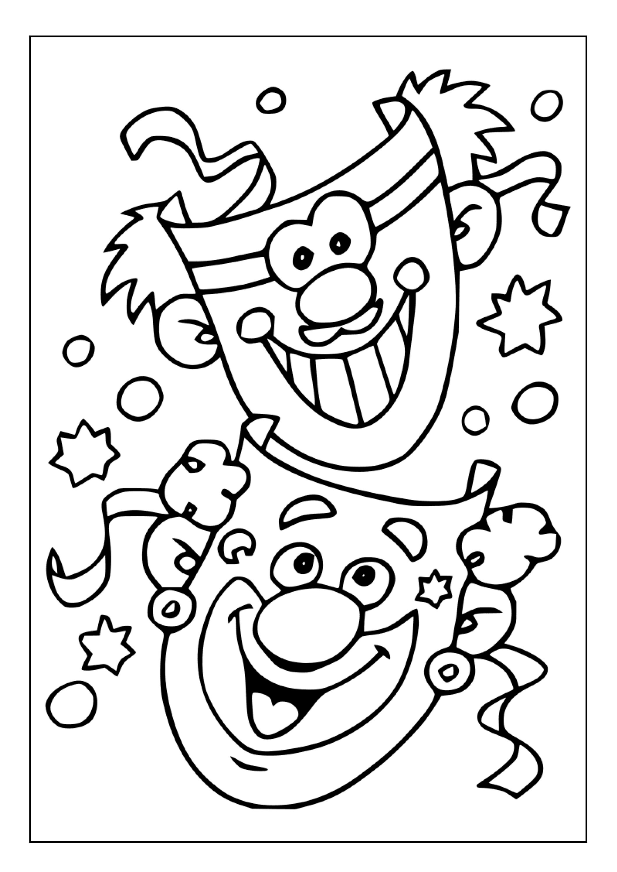Printable Carnival Coloring Pages for Kids and Adults | 100 Pages ...