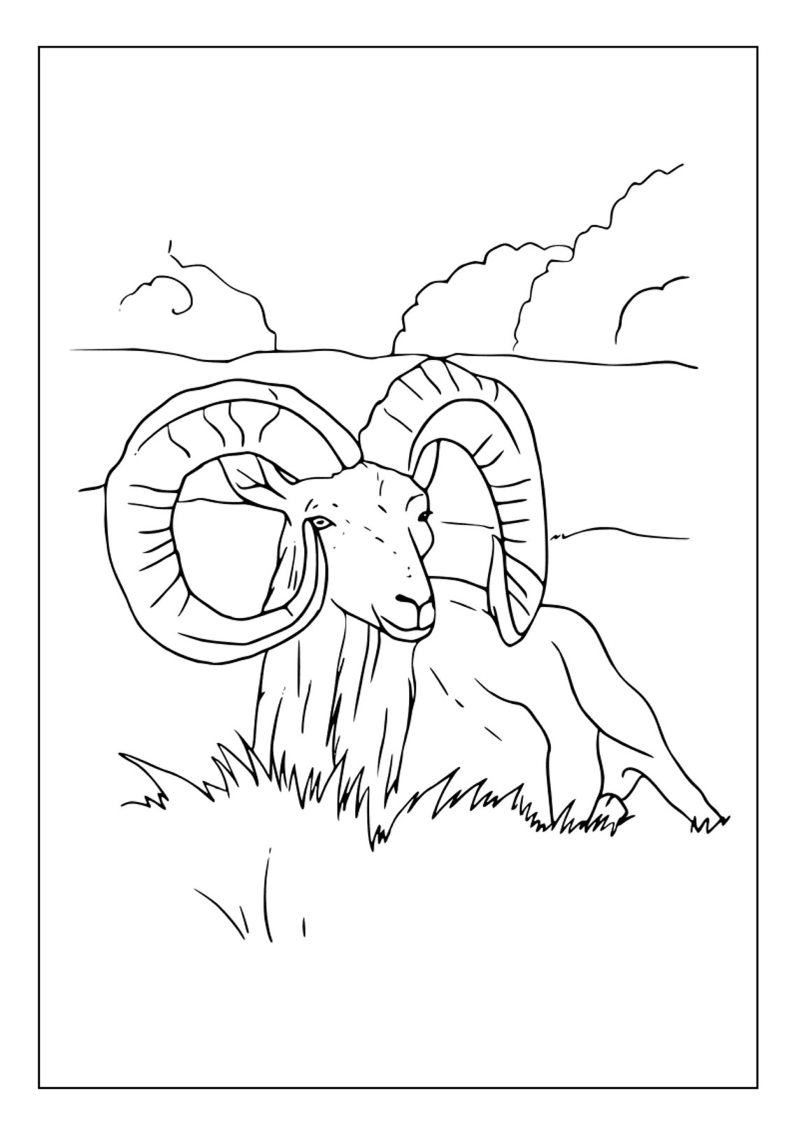 Printable Ram Coloring Pages for Kids & Adults | 35 Pages | Instant ...