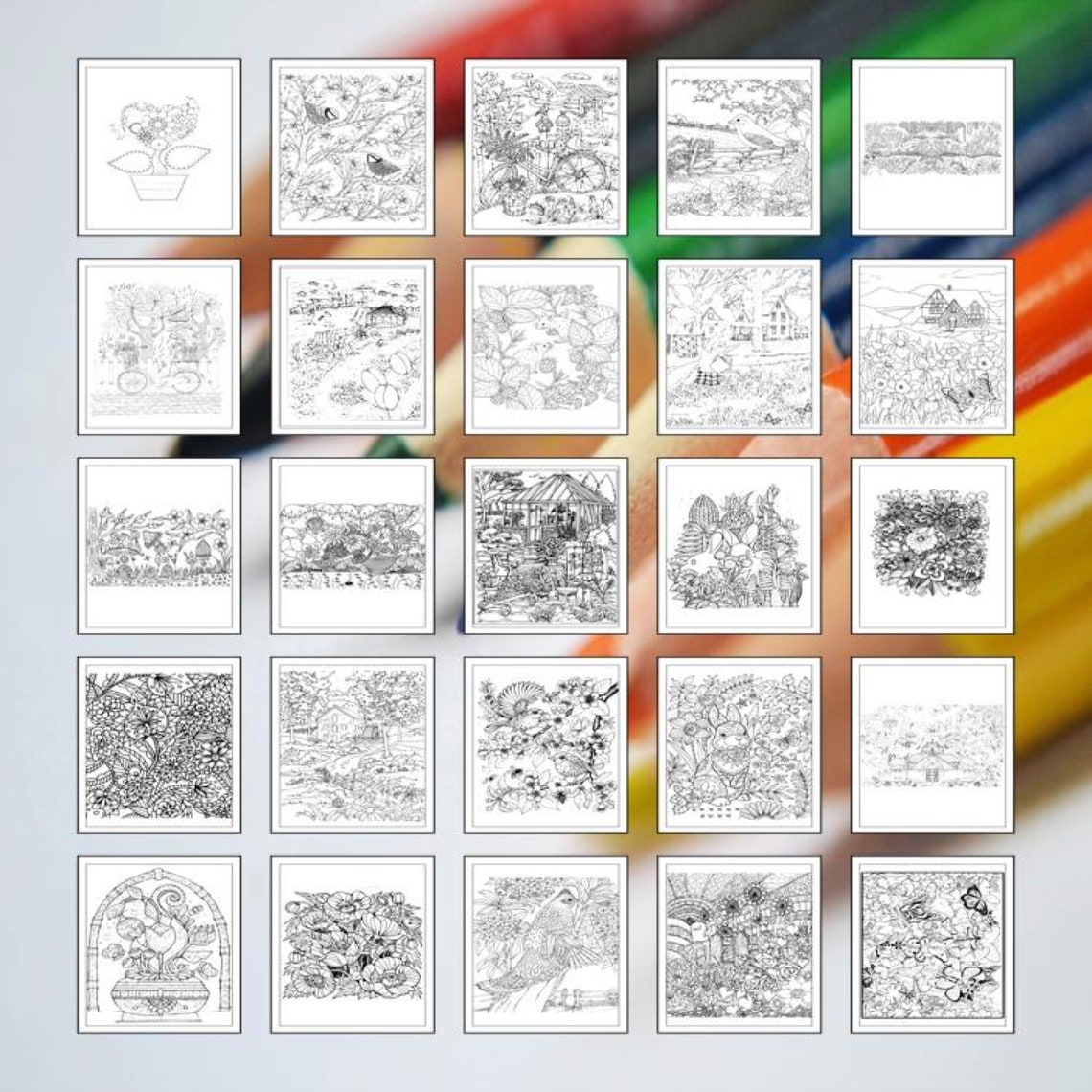 Printable Spring Coloring Pages for Kids and Adults | 160 Pages ...