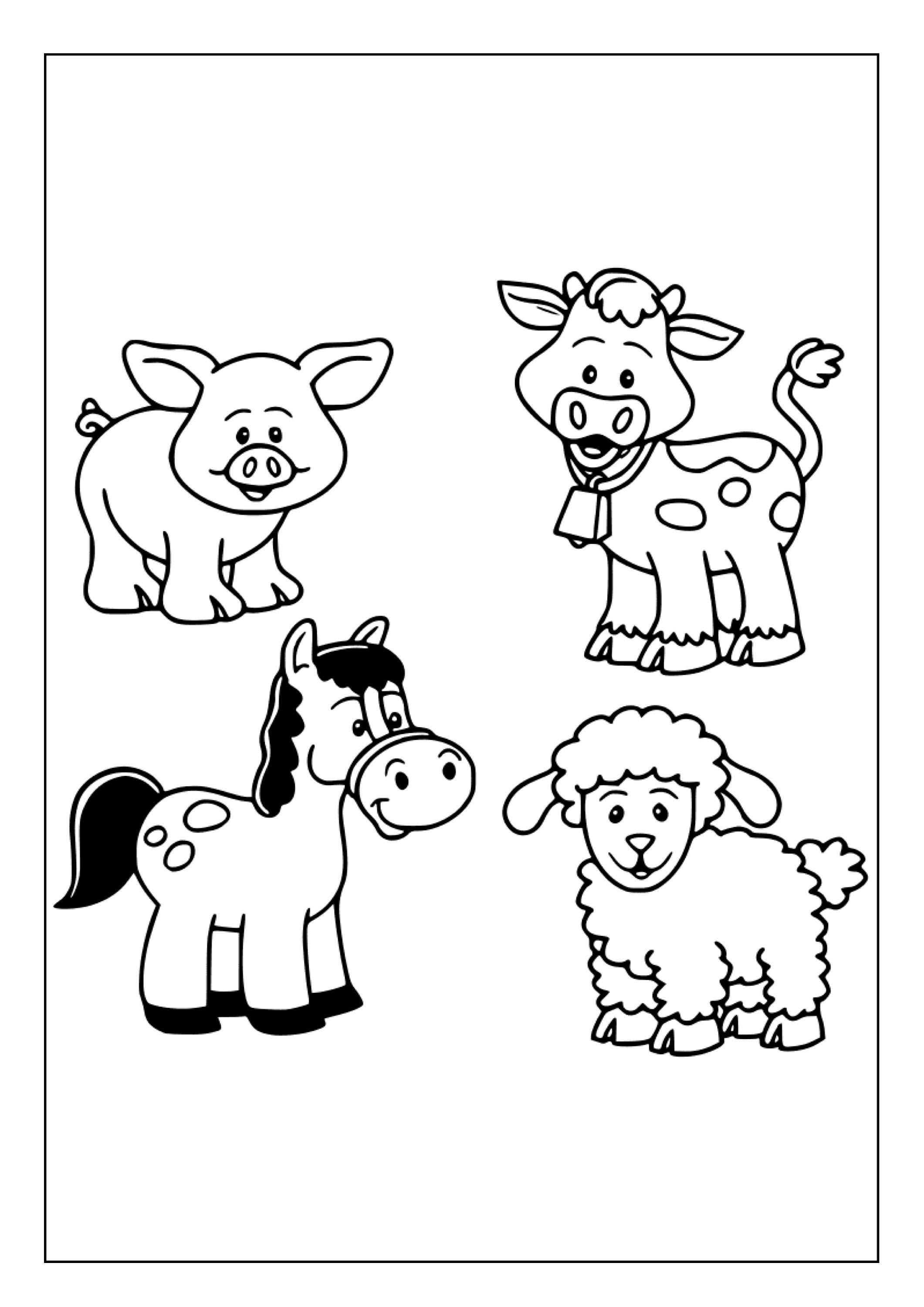 Printable Pets Coloring Pages for Kids and Adults | 90 Pages | Instant ...