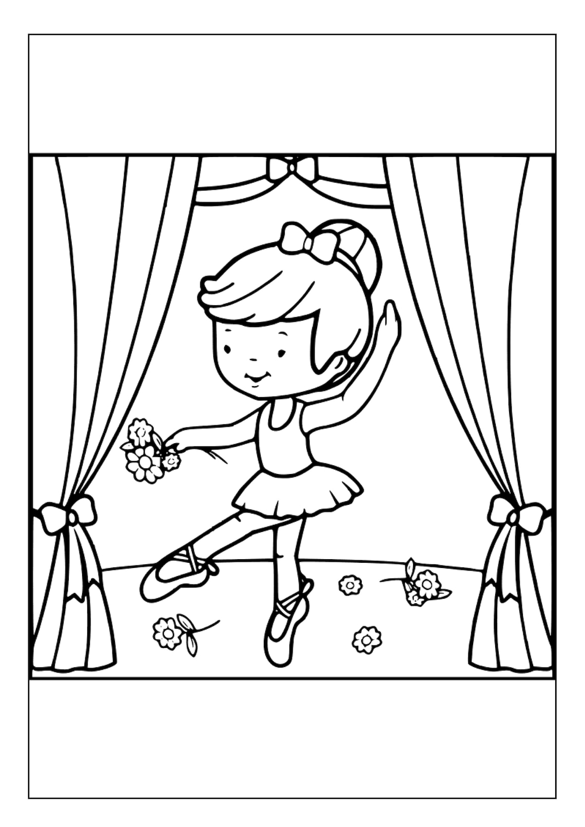 Printable Ballerina Coloring Pages for Kids and Adults | 70 Pages ...