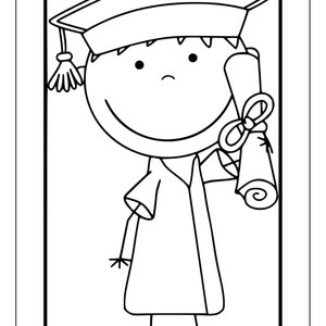 Printable Graduation Coloring Pages for Kids & Adults | 75 Pages ...