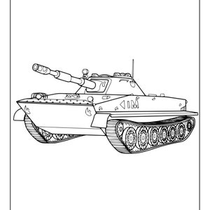 Printable Army Tanks Coloring Pages for Kids and Adults | 80 Pages ...