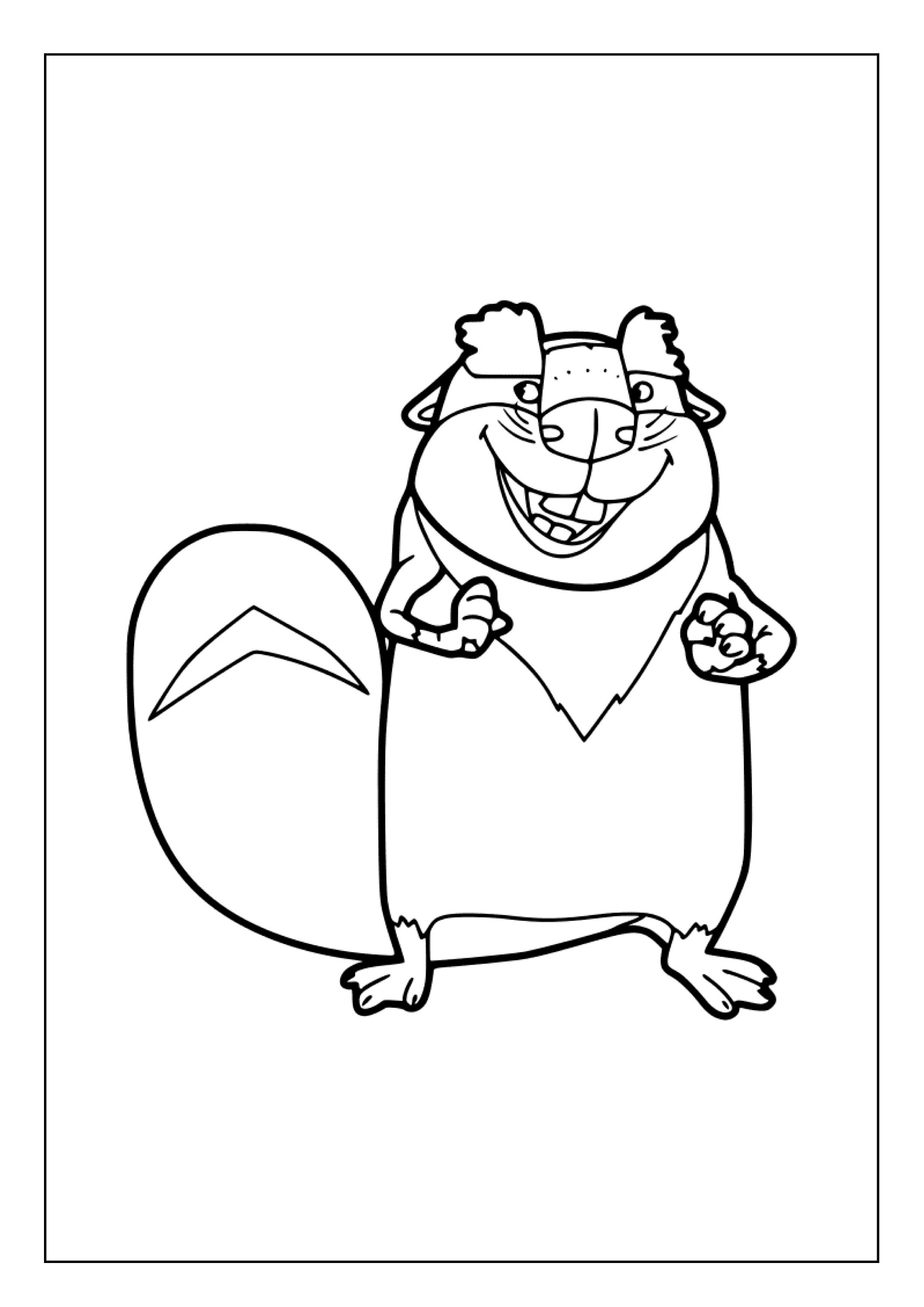 Printable Beaver Coloring Pages for Kids & Adults | 50 Pages | Digital ...