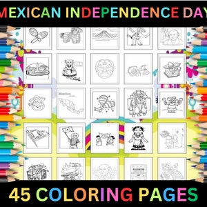 Printable Mexican Independence Day Coloring Pages for Kids & Adults ...