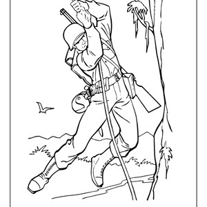 Printable Military Coloring Pages for Kids & Adults 30 Pages Instant ...