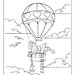 Printable Hot Air Balloons Coloring Pages for Kids & Adults 35 Pages ...